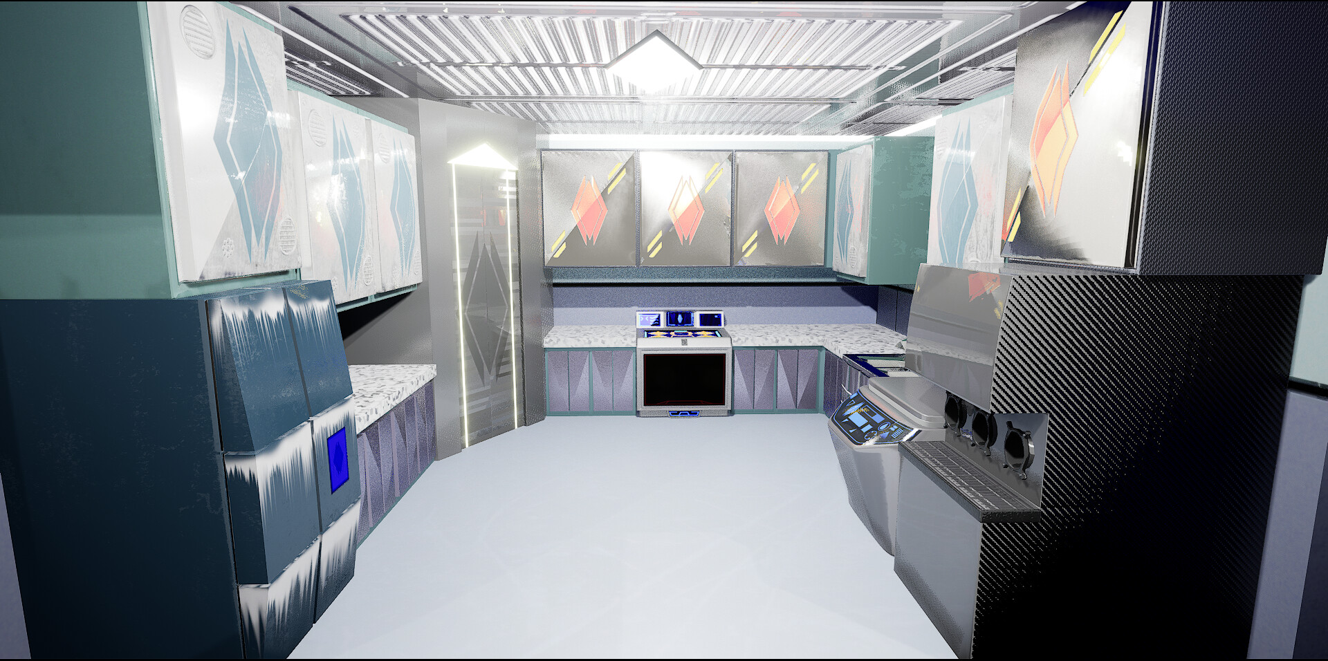 ArtStation - Astral Ship interior