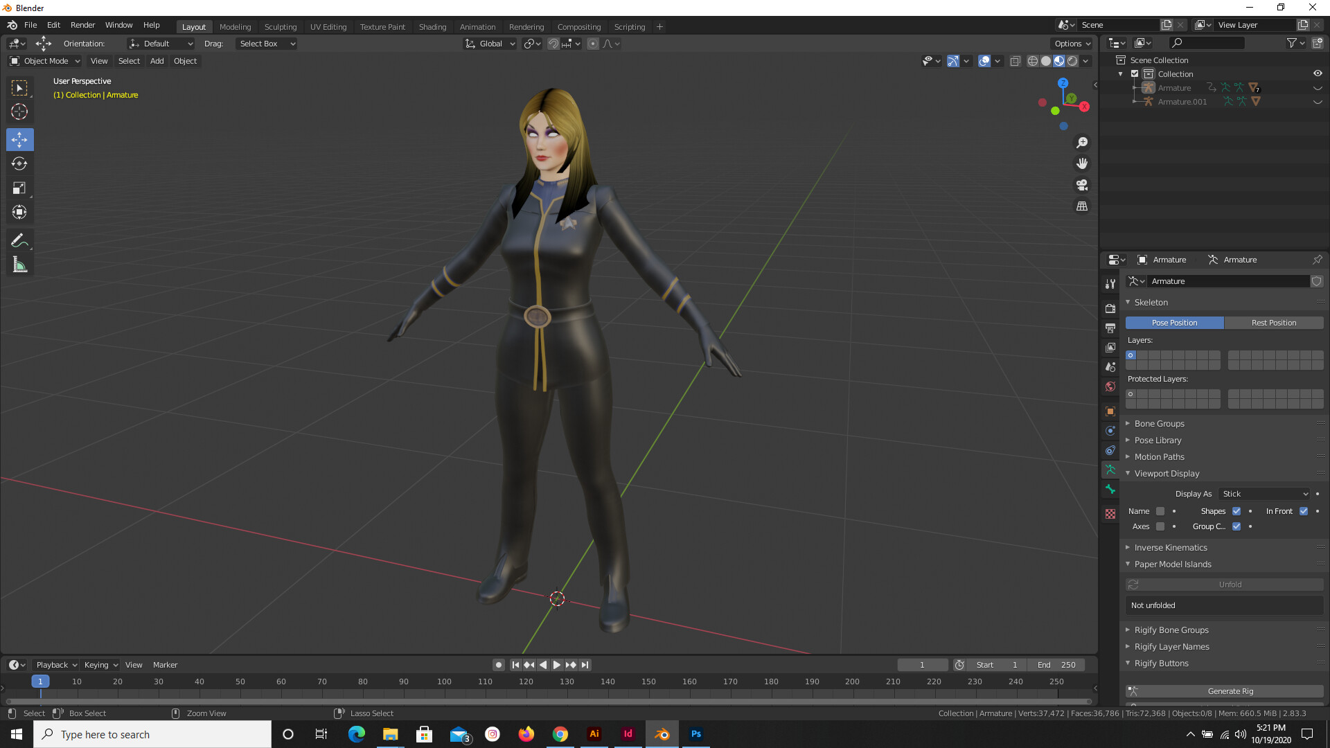 ArtStation - Janet DeWitt Rig