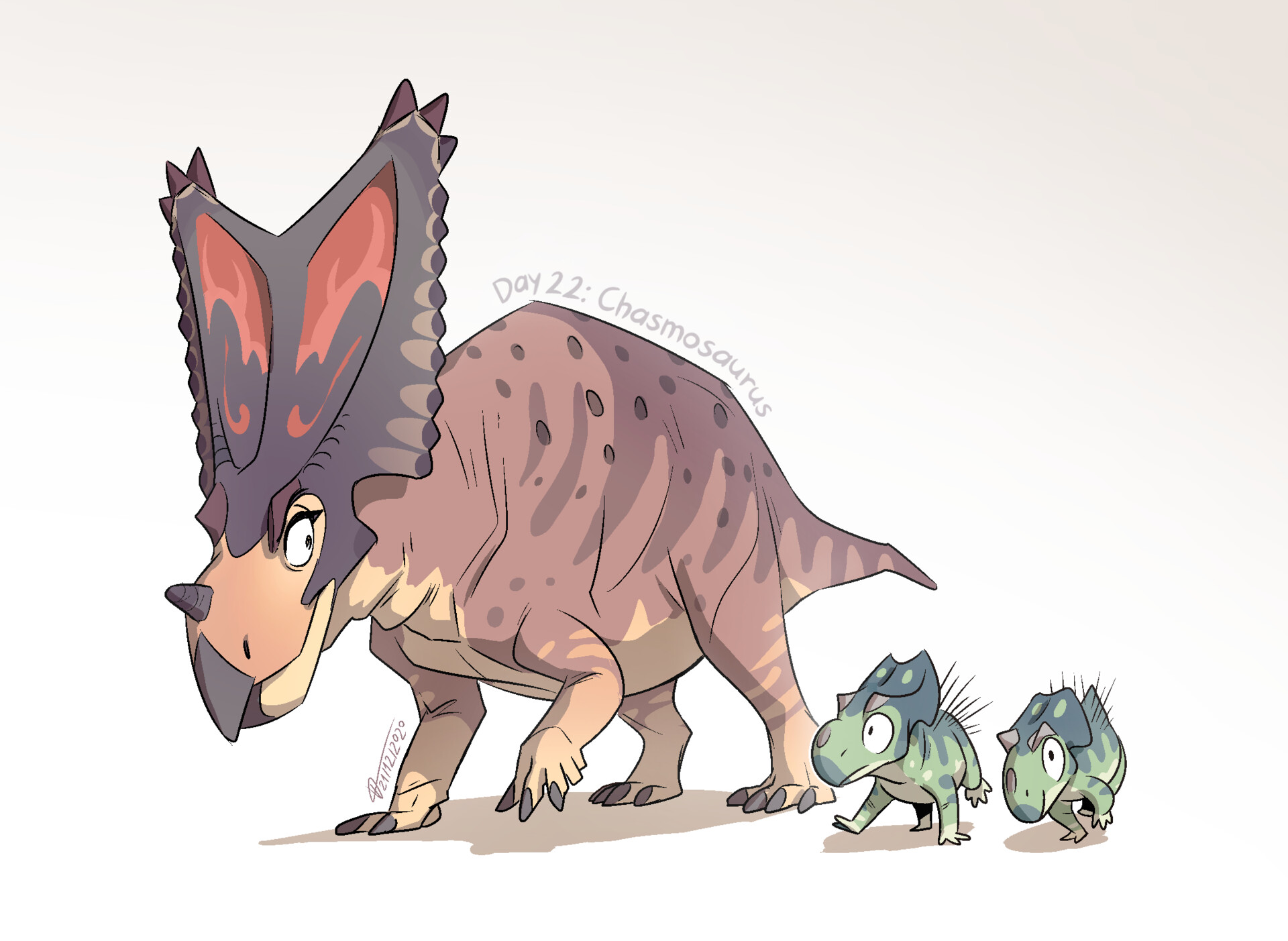ArtStation - Chasmosaurus+