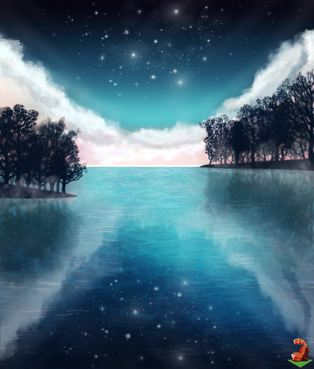 ArtStation - Blue Sunset