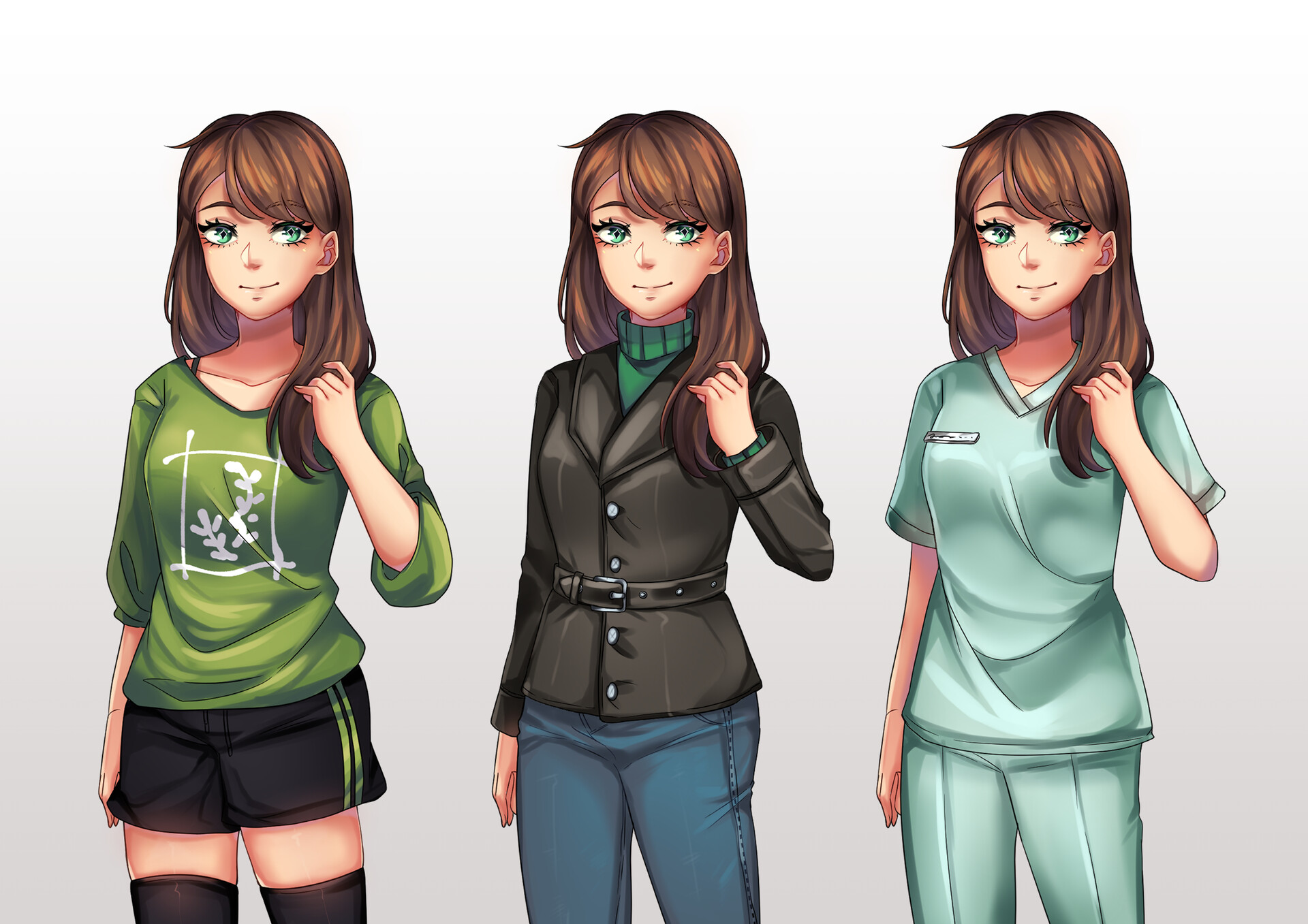 ArtStation - Visual Novel Charecters