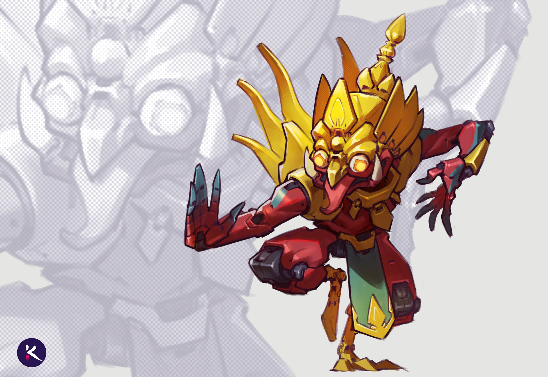 Khang Nguyen - Character Design Challenge - Thai Dancer