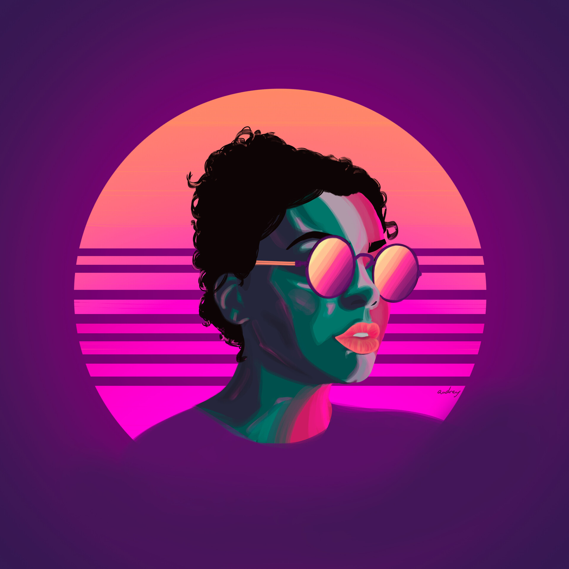 ArtStation - 80’s portrait