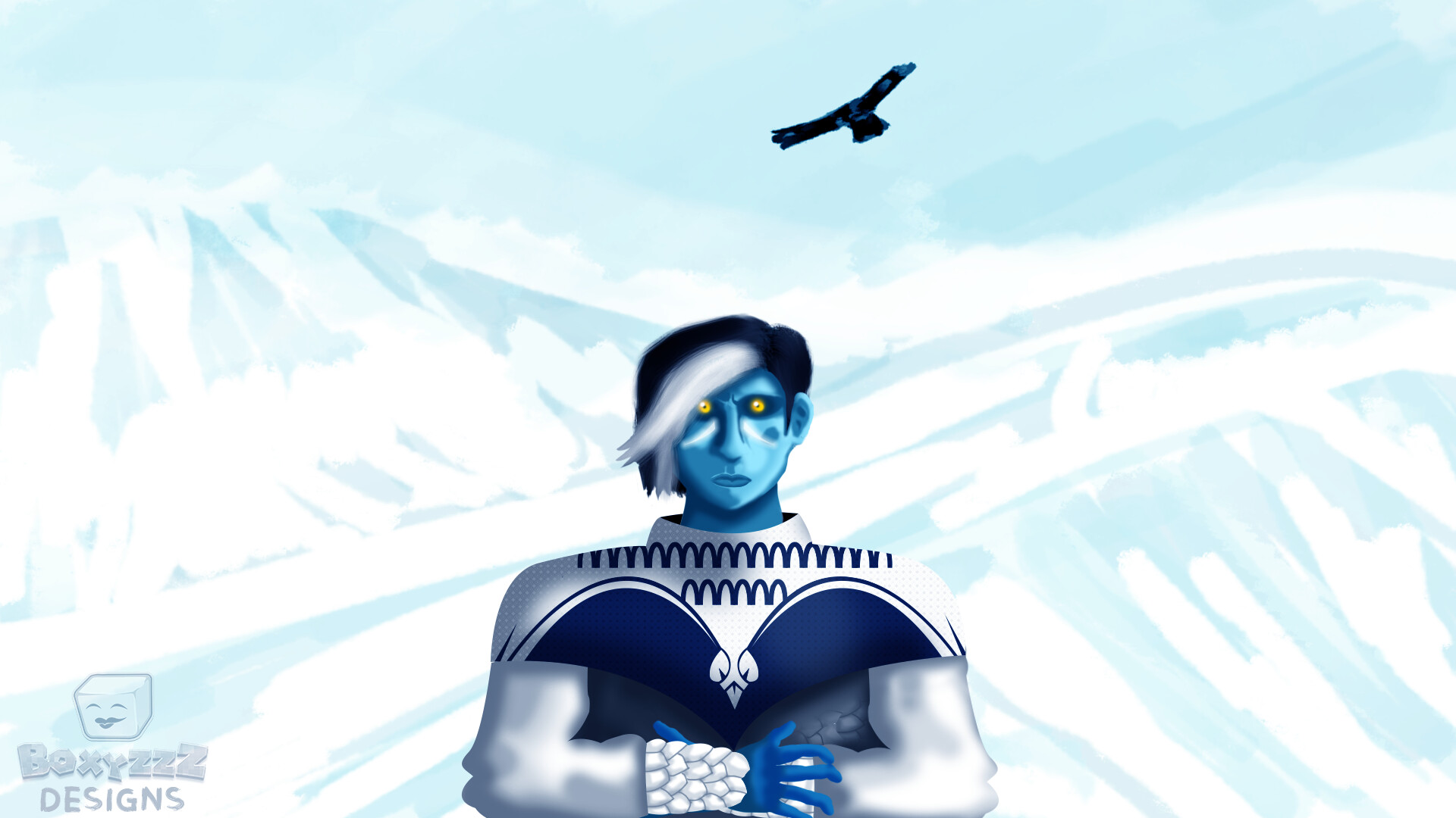 ArtStation - The Crow - Destiny 2 Speed Painting