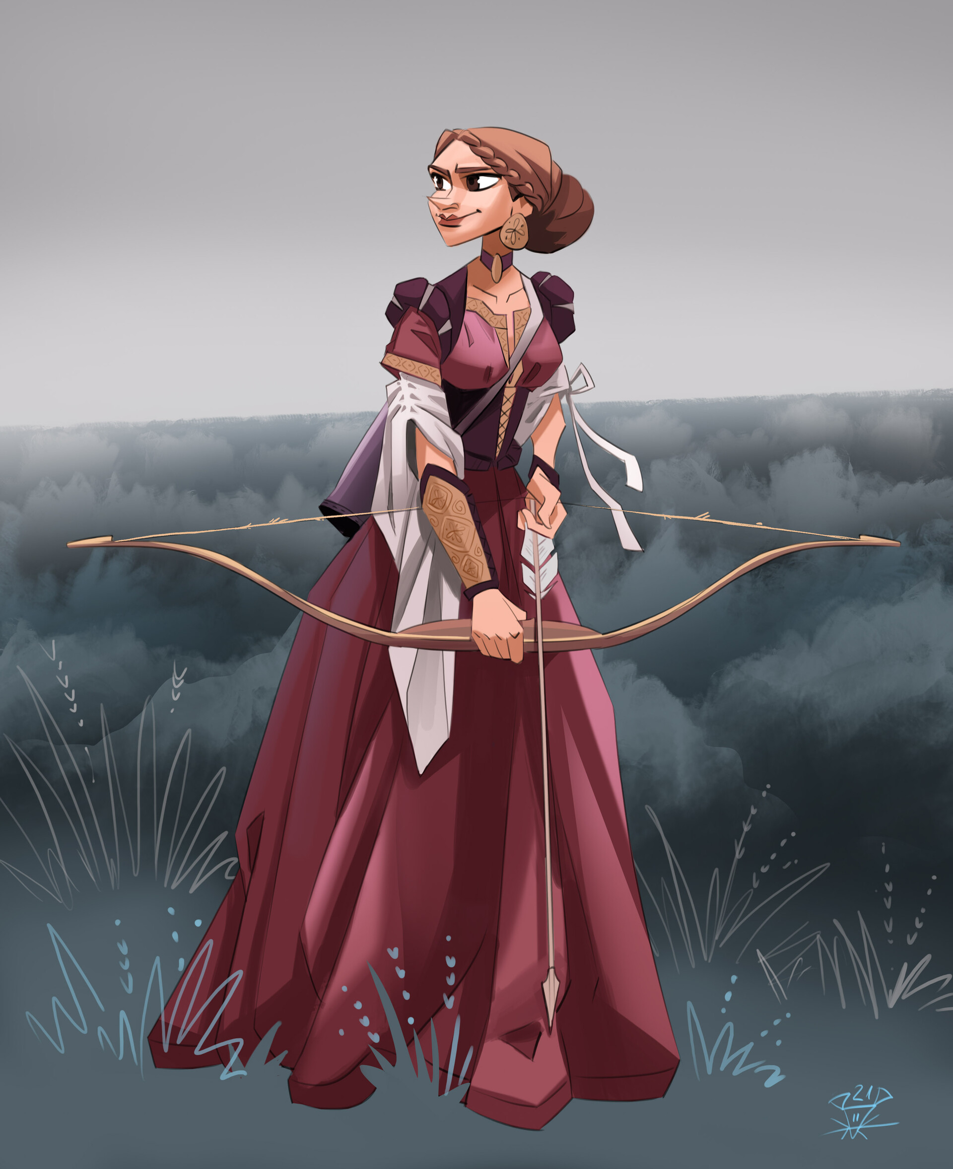 ArtStation - Archer girl 🏹