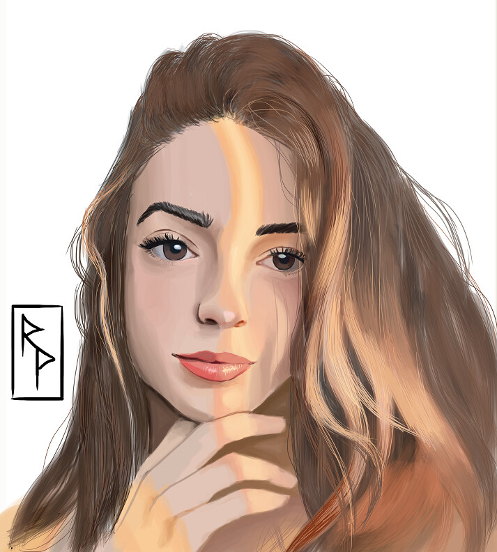 ArtStation - Portrait of an Angel