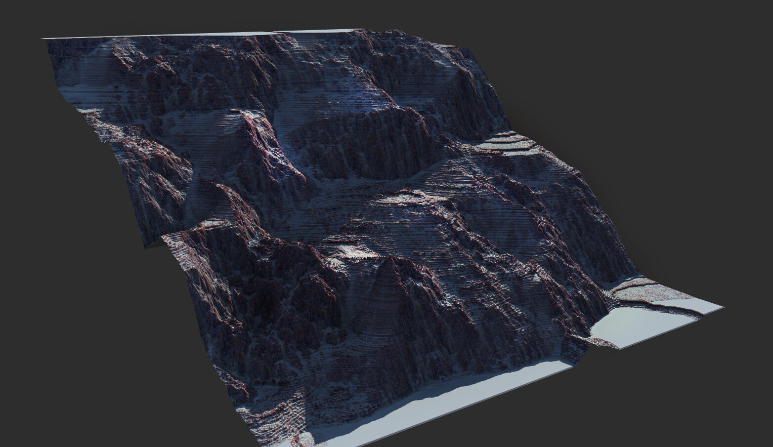 ArtStation - Terrain exercises-close-up texture