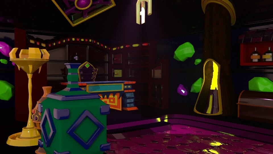 ArtStation - Background Design : Wizard's Lair