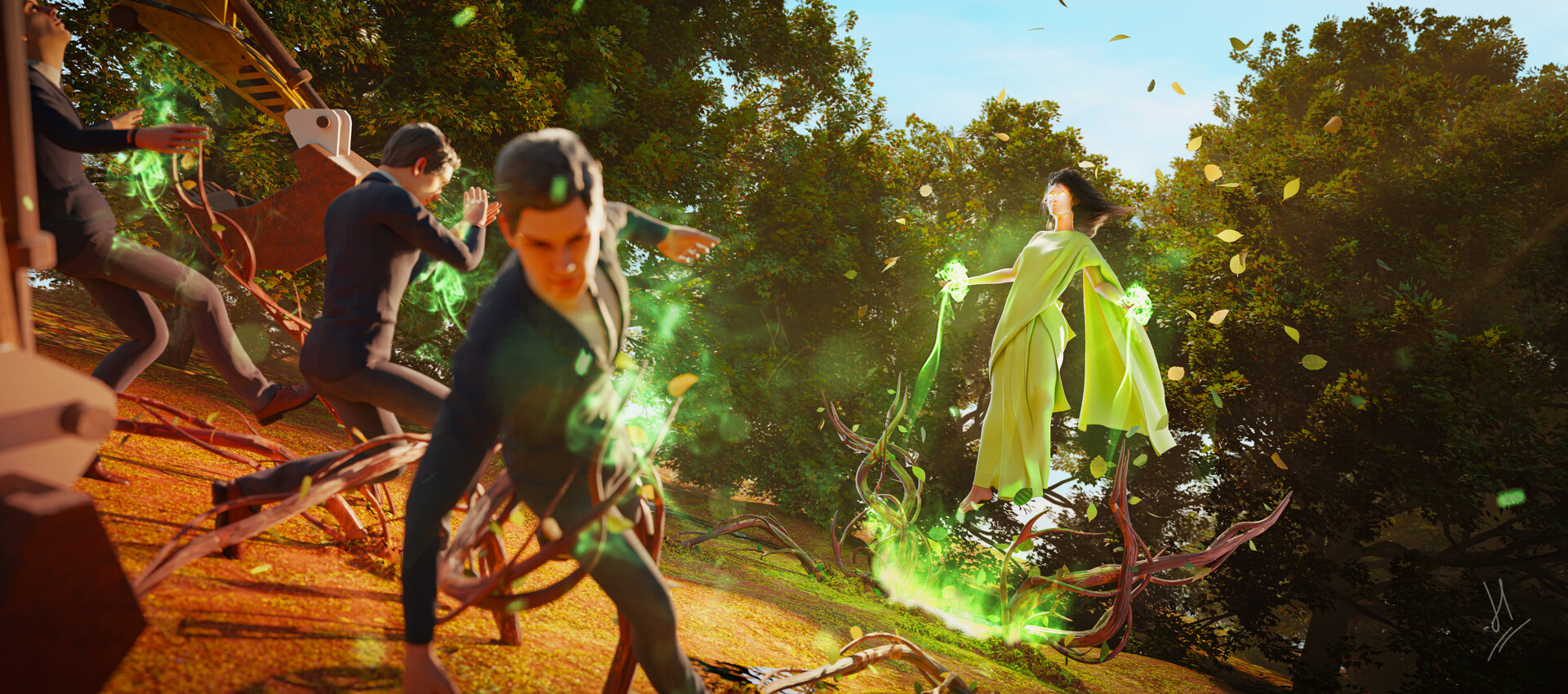 ArtStation - "BONBIBI" The protector of the Jungle