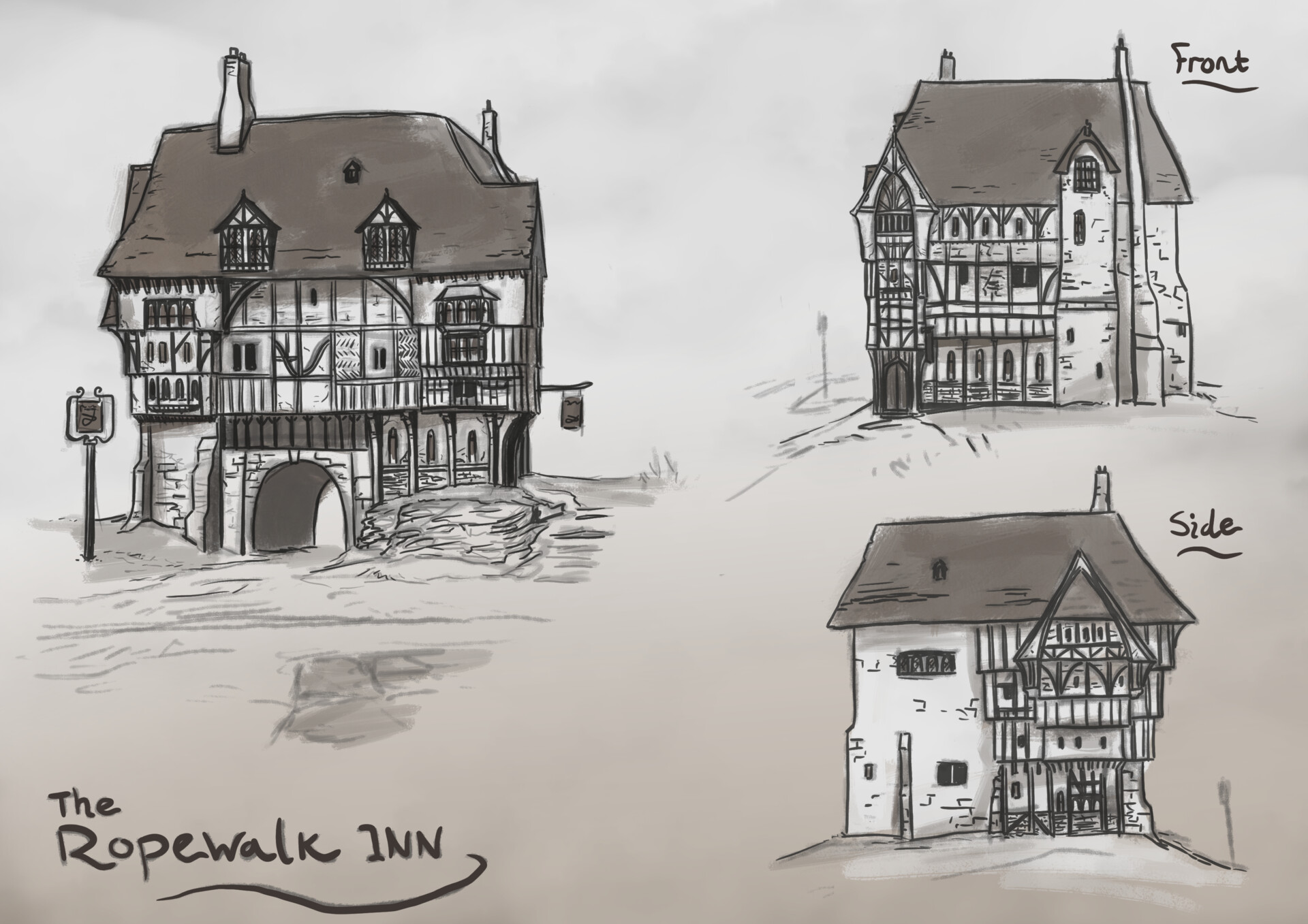 ArtStation - The Ropewalk Inn