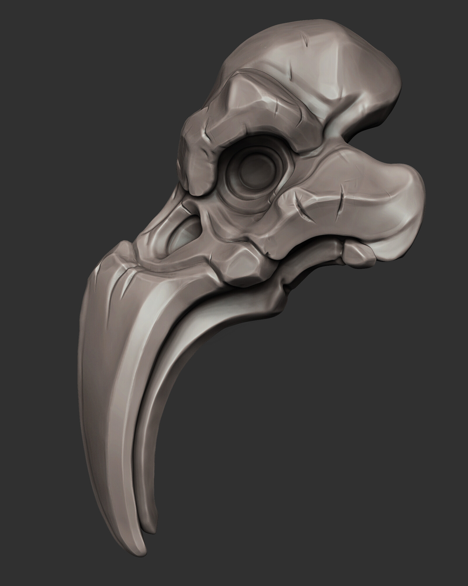 Dmitry Check - stylized raven skull