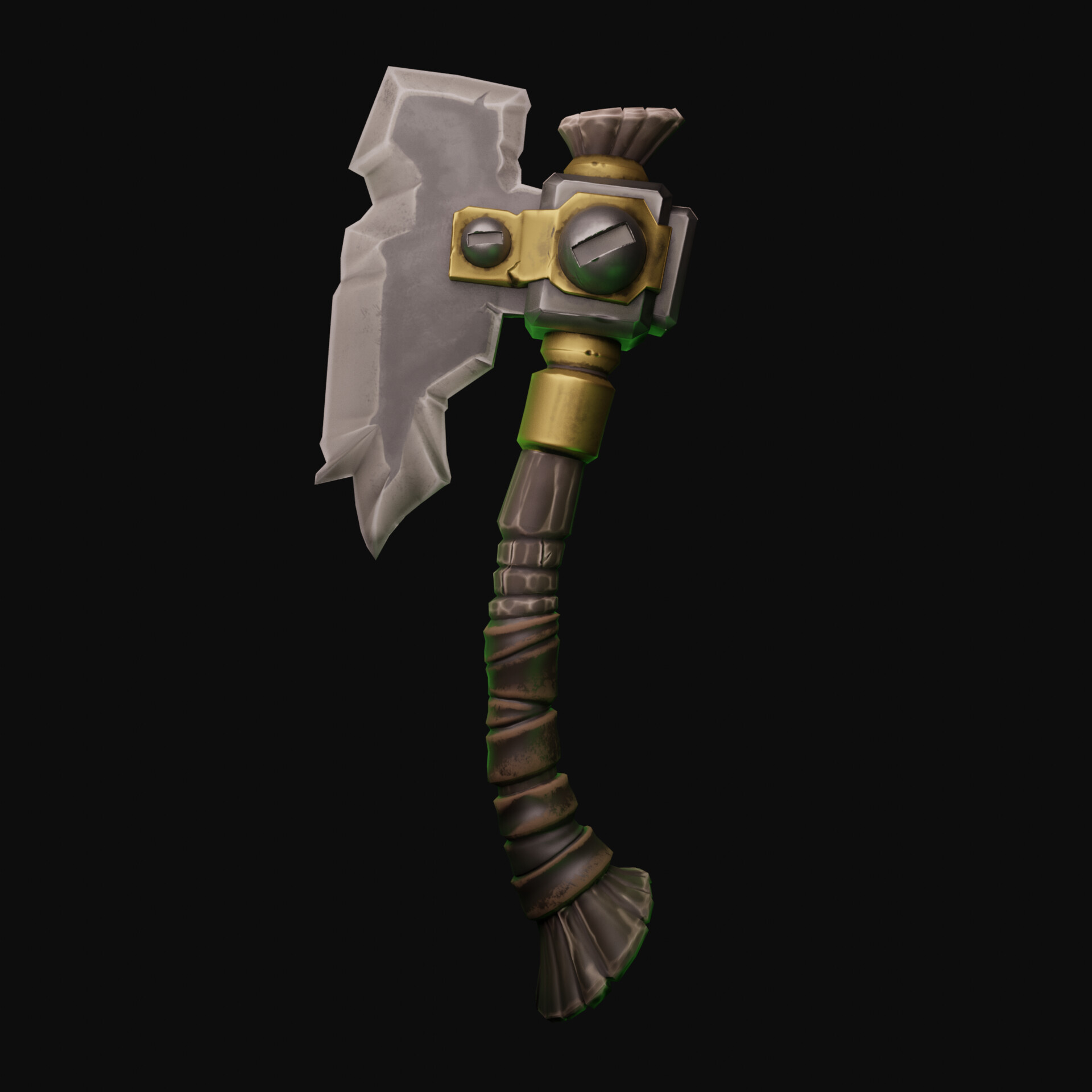 ArtStation - Hand Painted and Sculpted Scavenger Axe