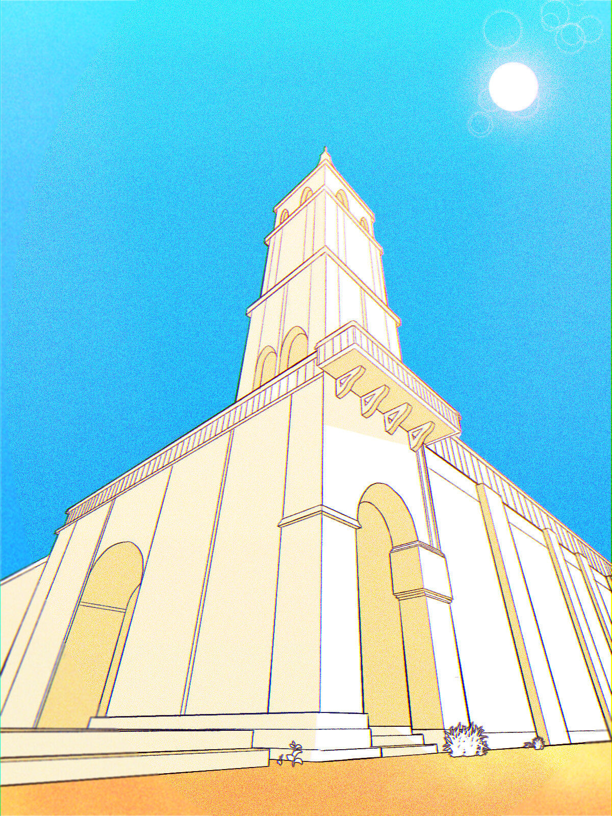 ArtStation - 3 Point Perspective Study