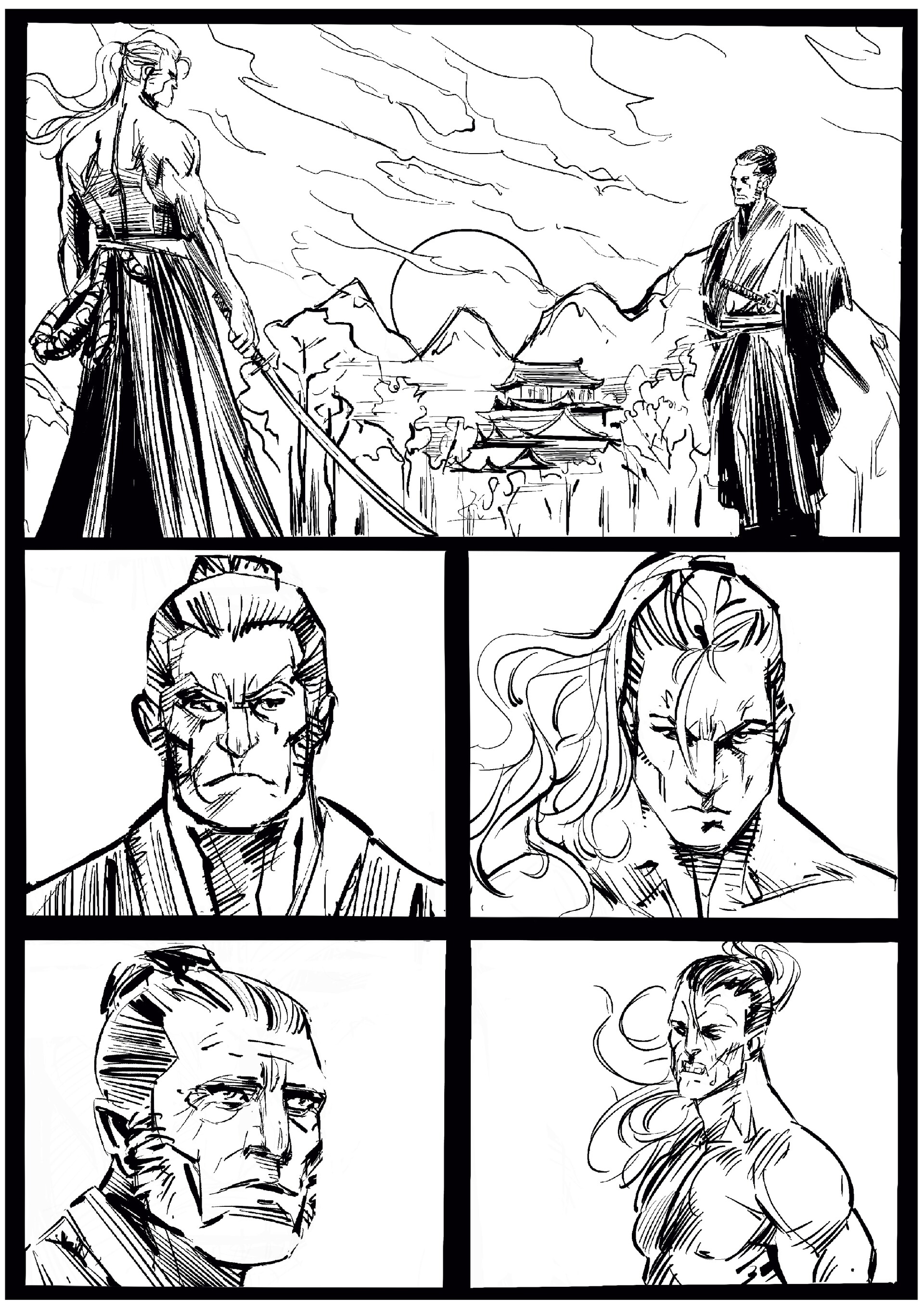 ArtStation - O dilema do Samurai