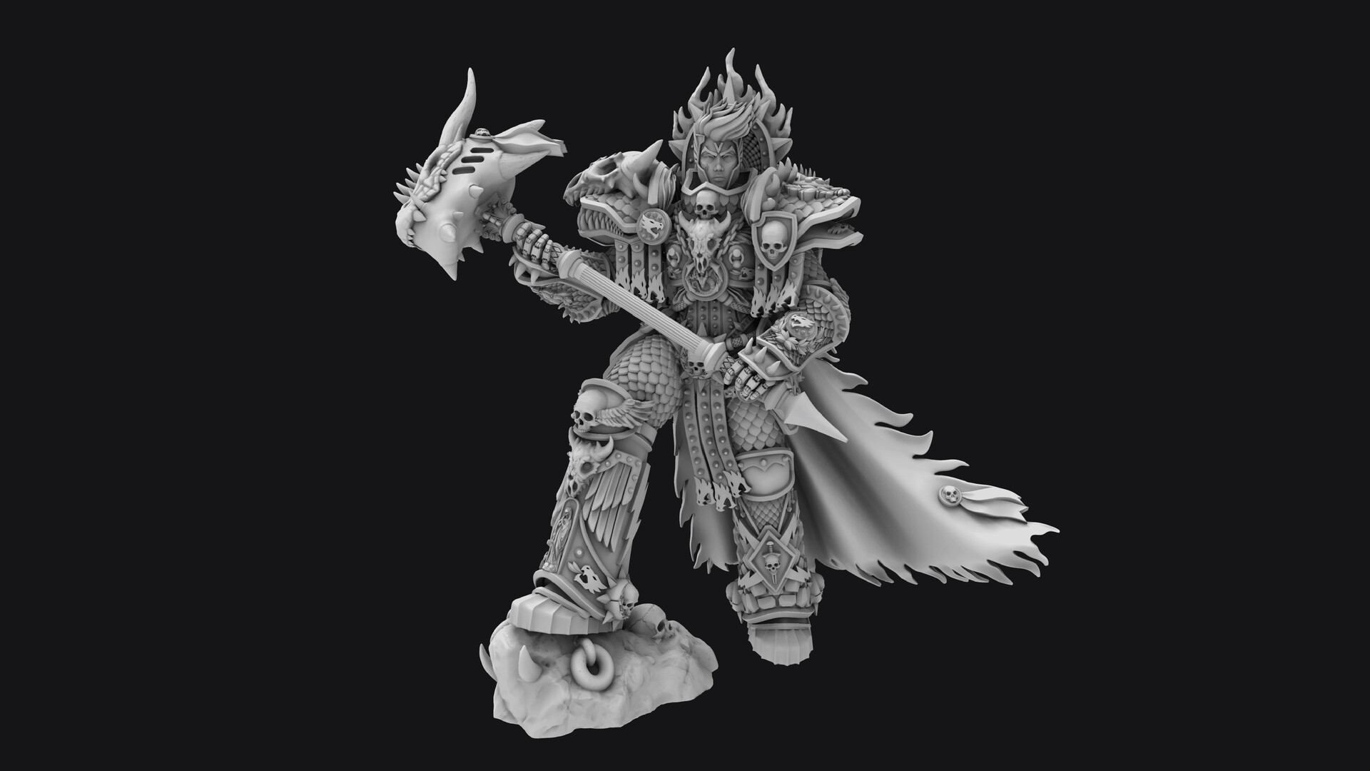 ArtStation - GR064 • Female Primarch Vulkan • Warhammer 40k