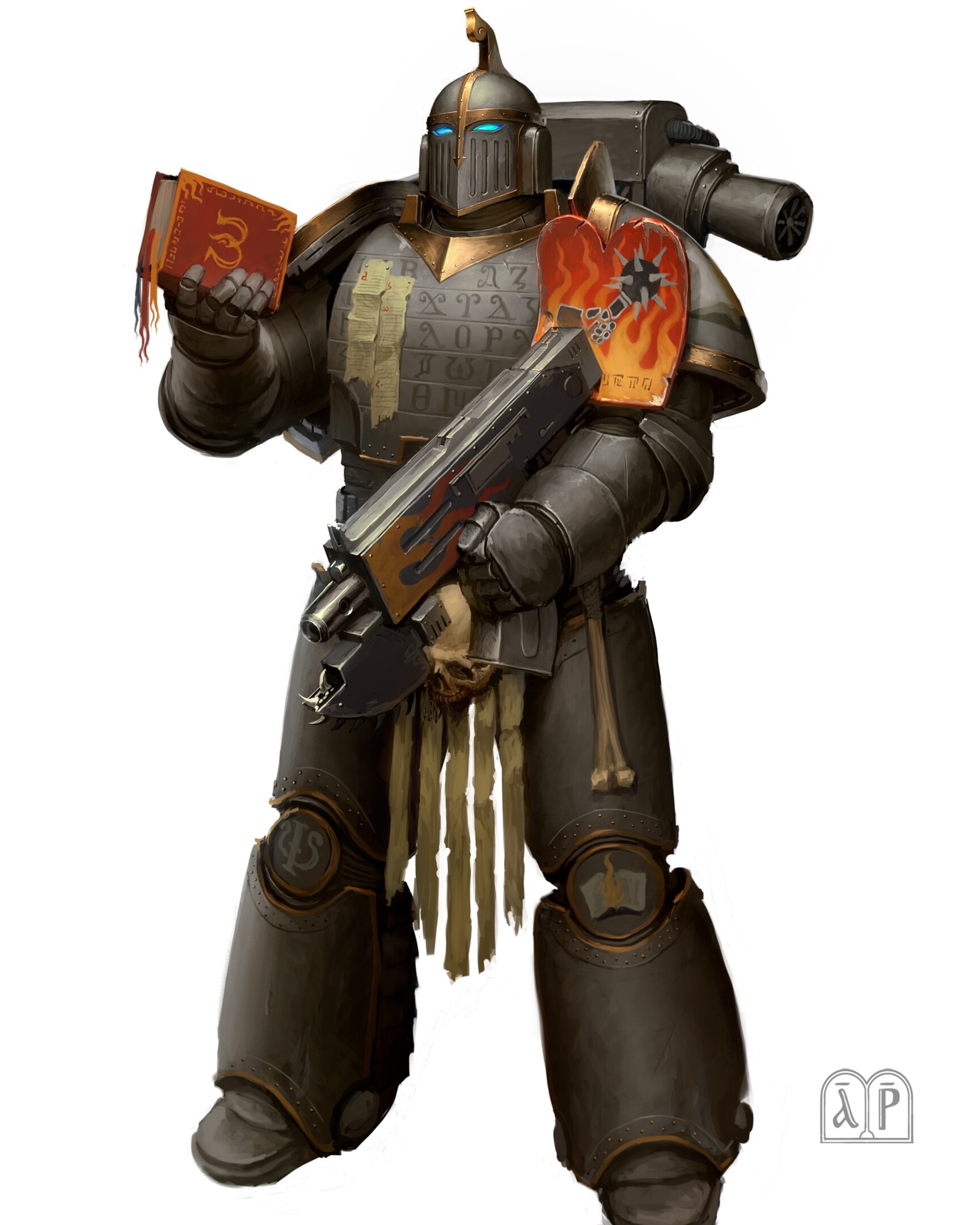 ArtStation - Word Bearers Sergeant