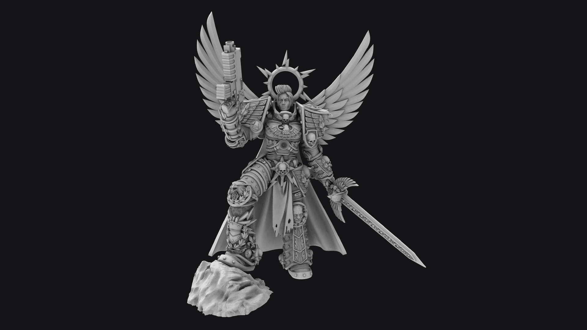 ArtStation - GR068 • Female Primarch Rogal Dorn • Warhammer 40k