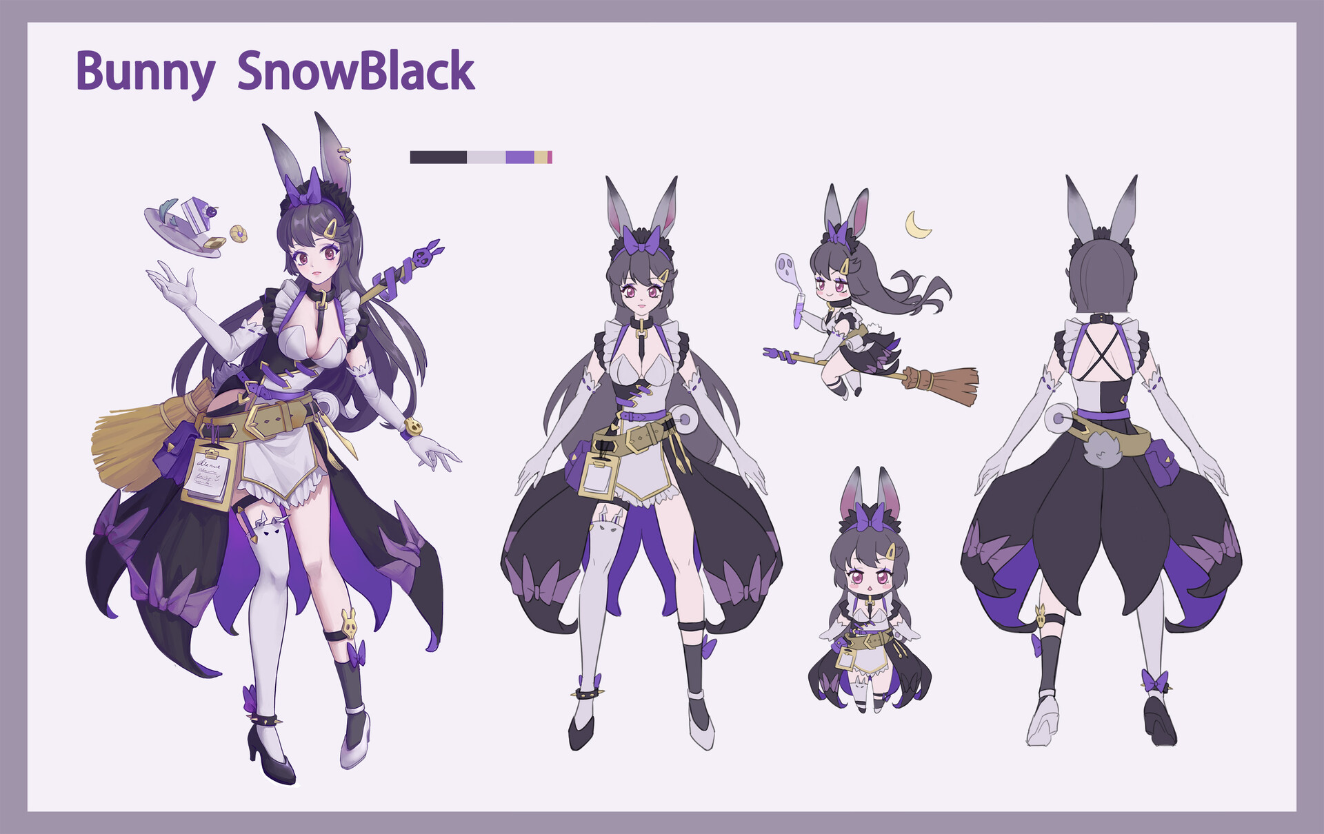 ArtStation - oc兔子双子bunny girl