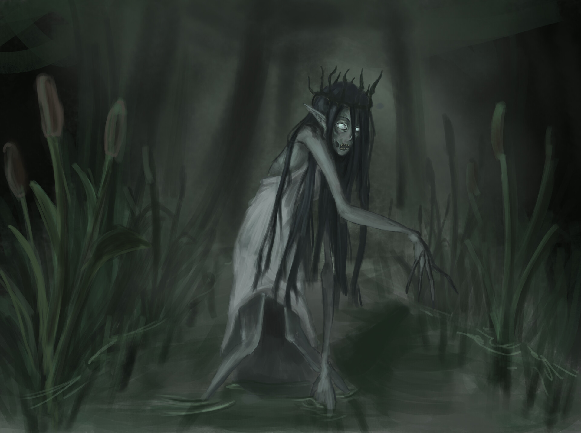 ArtStation - queen's and king's : queen of swamp