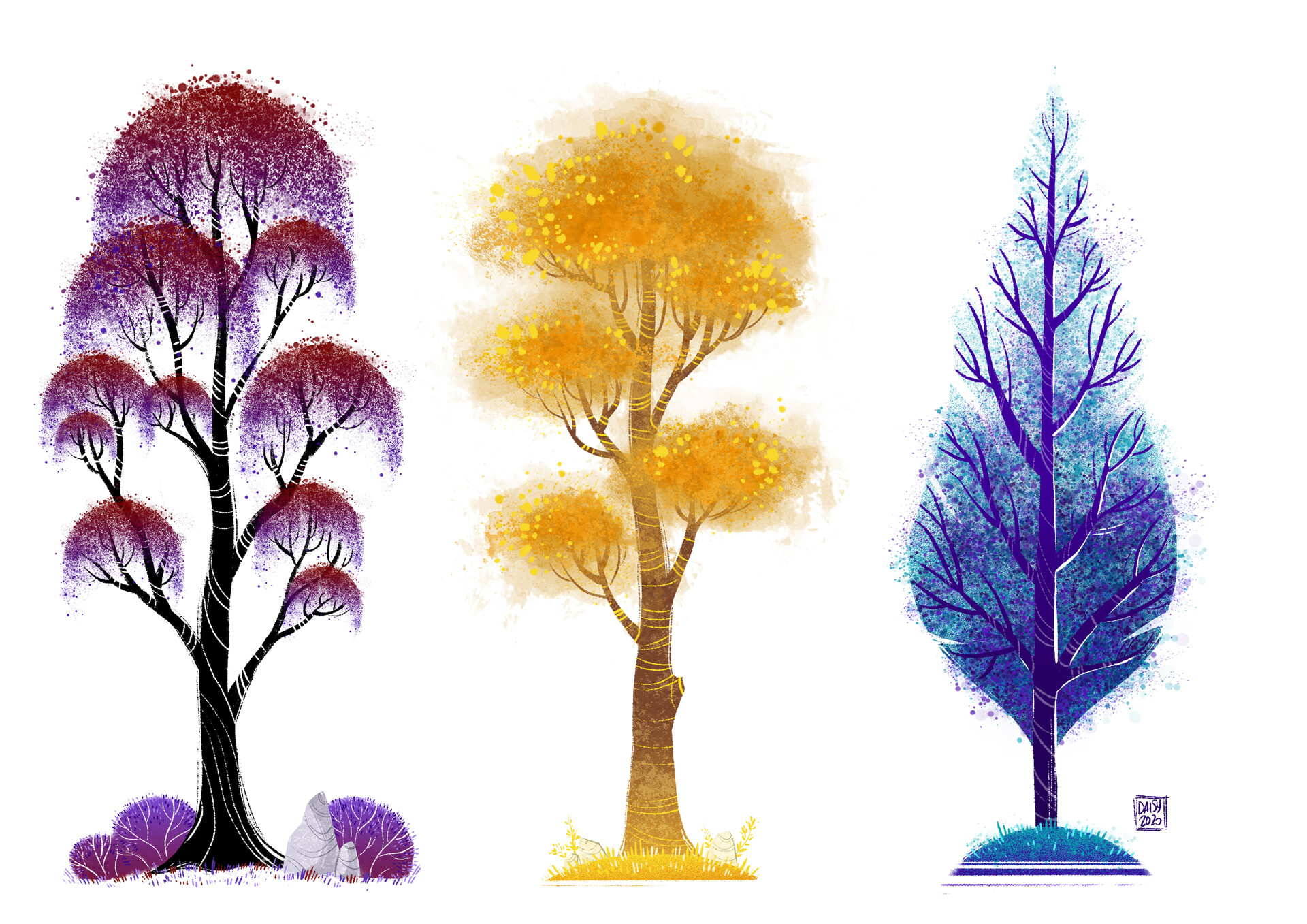 ArtStation - Trees concept - 3