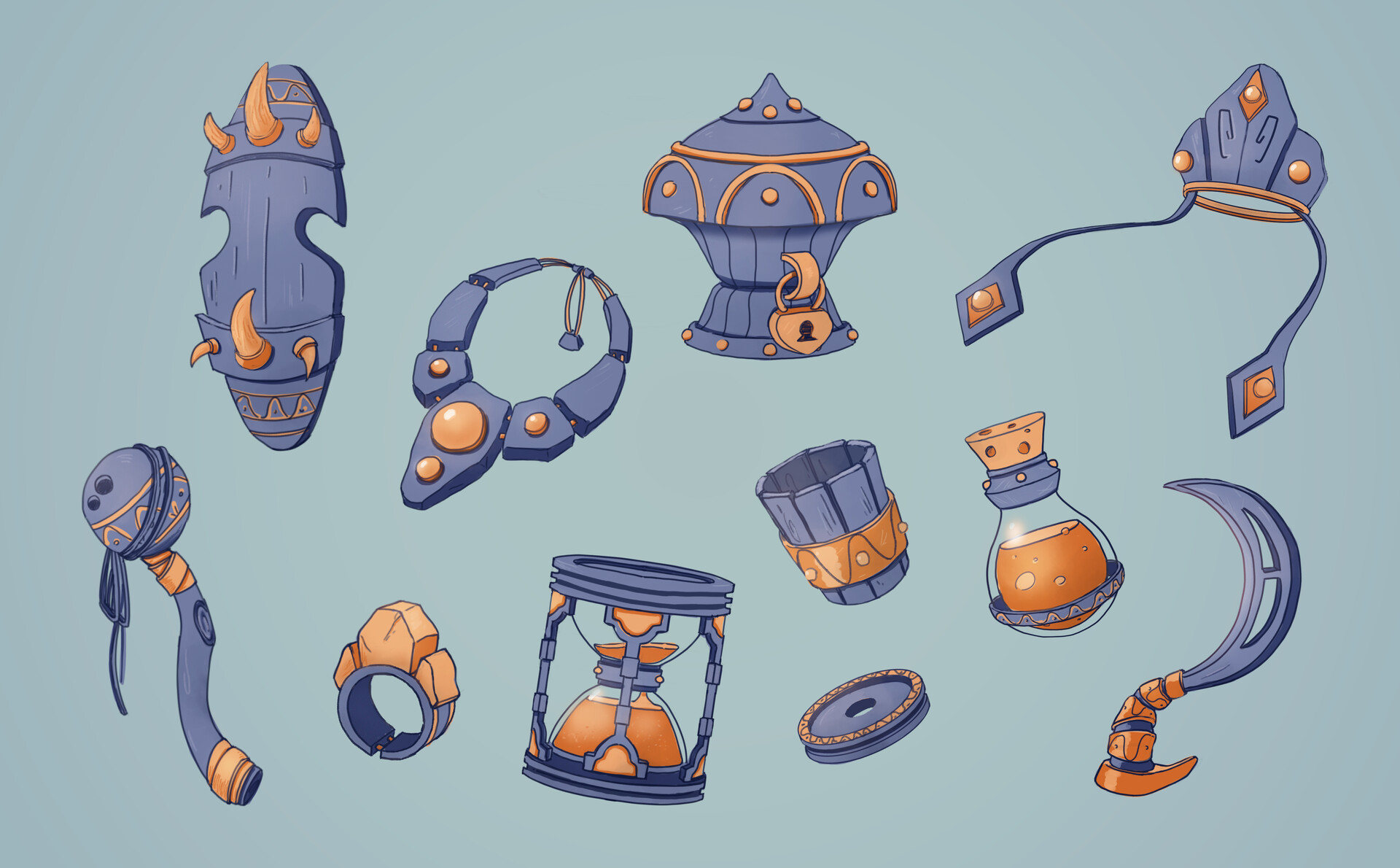 ArtStation - Tribal Item Set