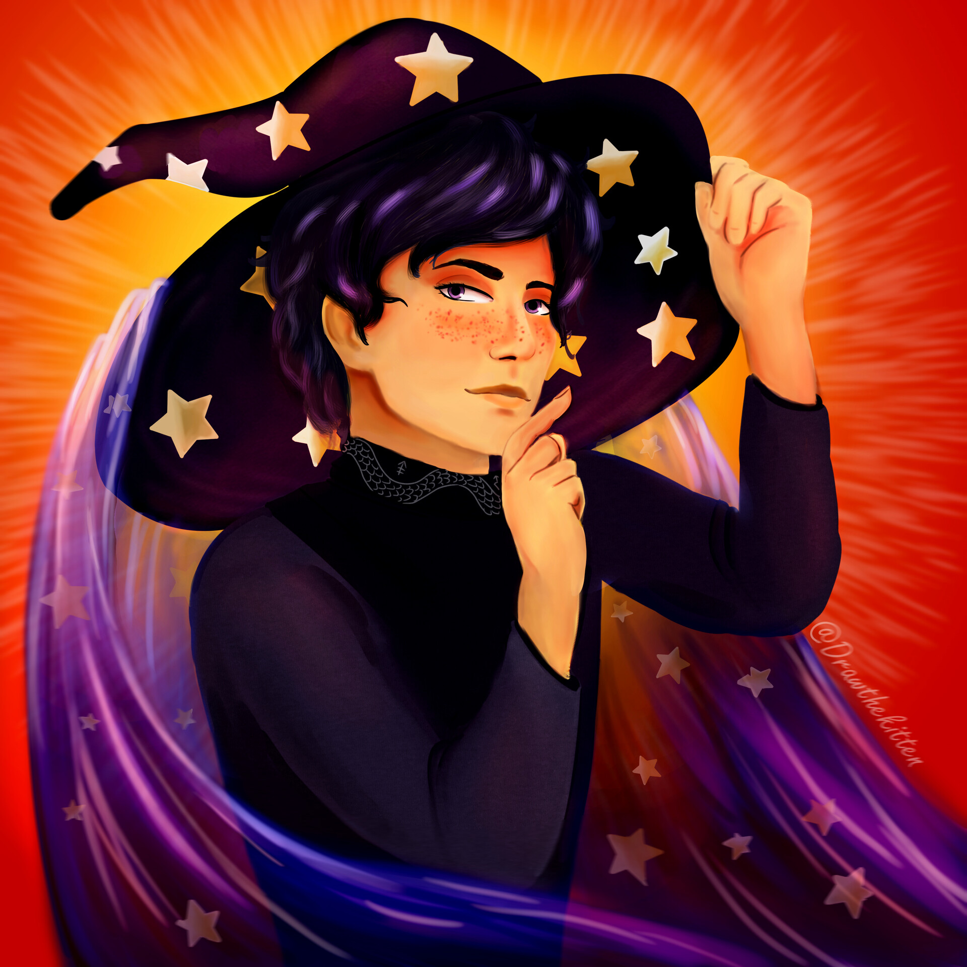 ArtStation - Wizard art for a dtiys