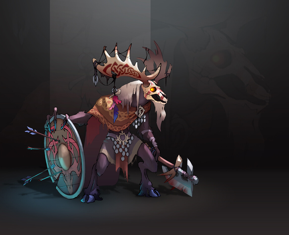 ArtStation - Fantasy enemy monster concept