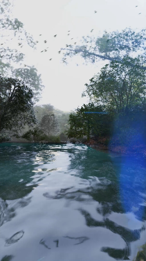ArtStation - A River Scene