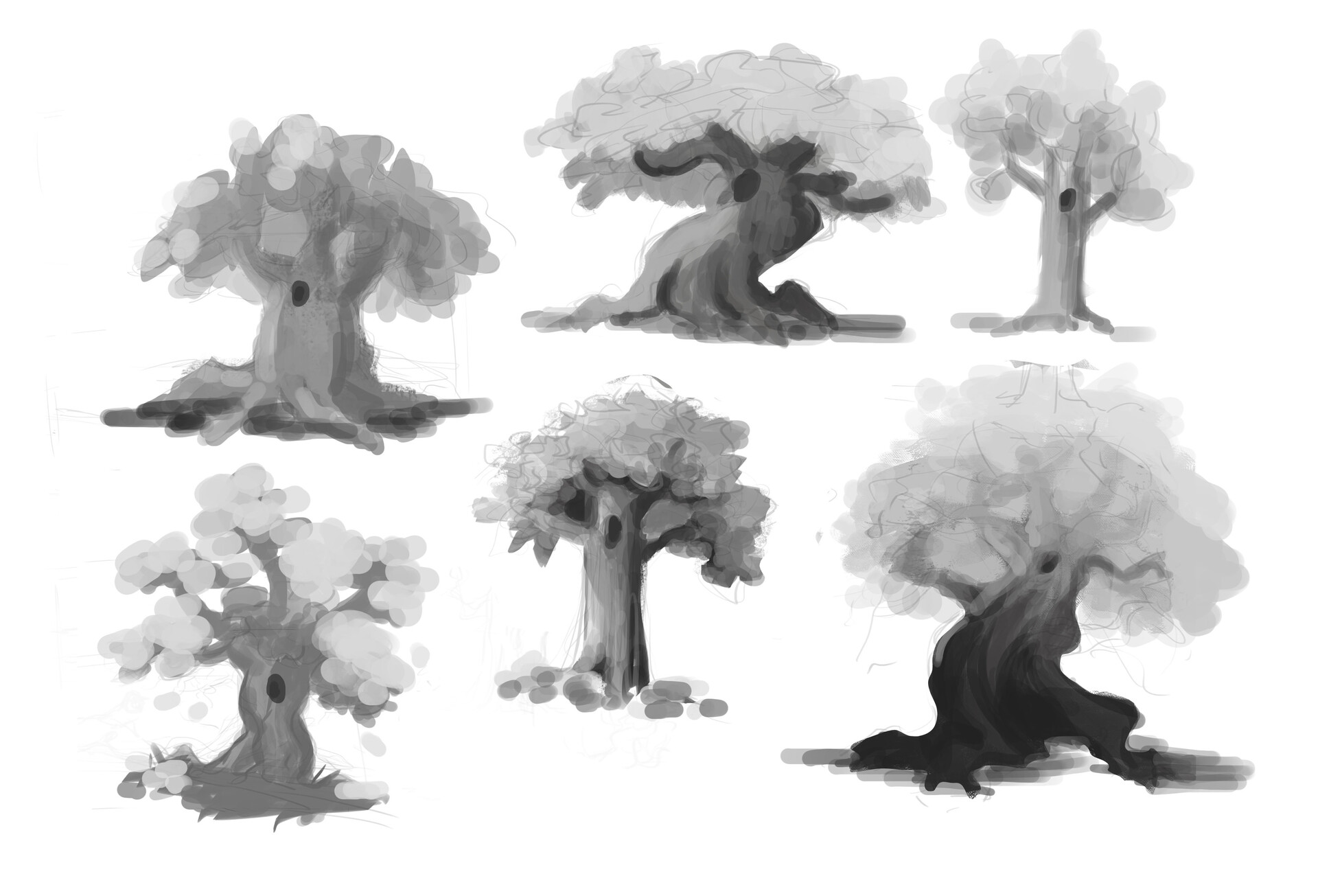 ArtStation - Tree Concepts
