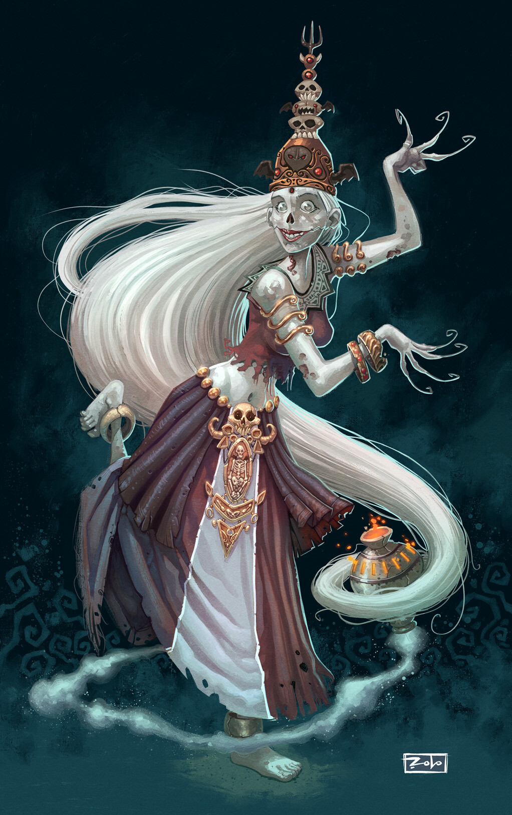 ArtStation - Zombie Thai Dancer