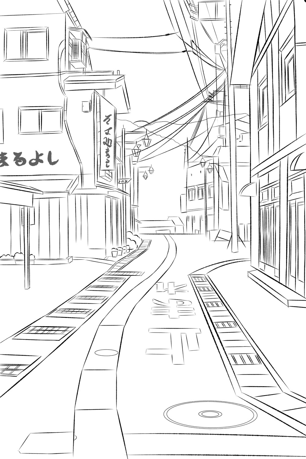 ArtStation - Street Sketch