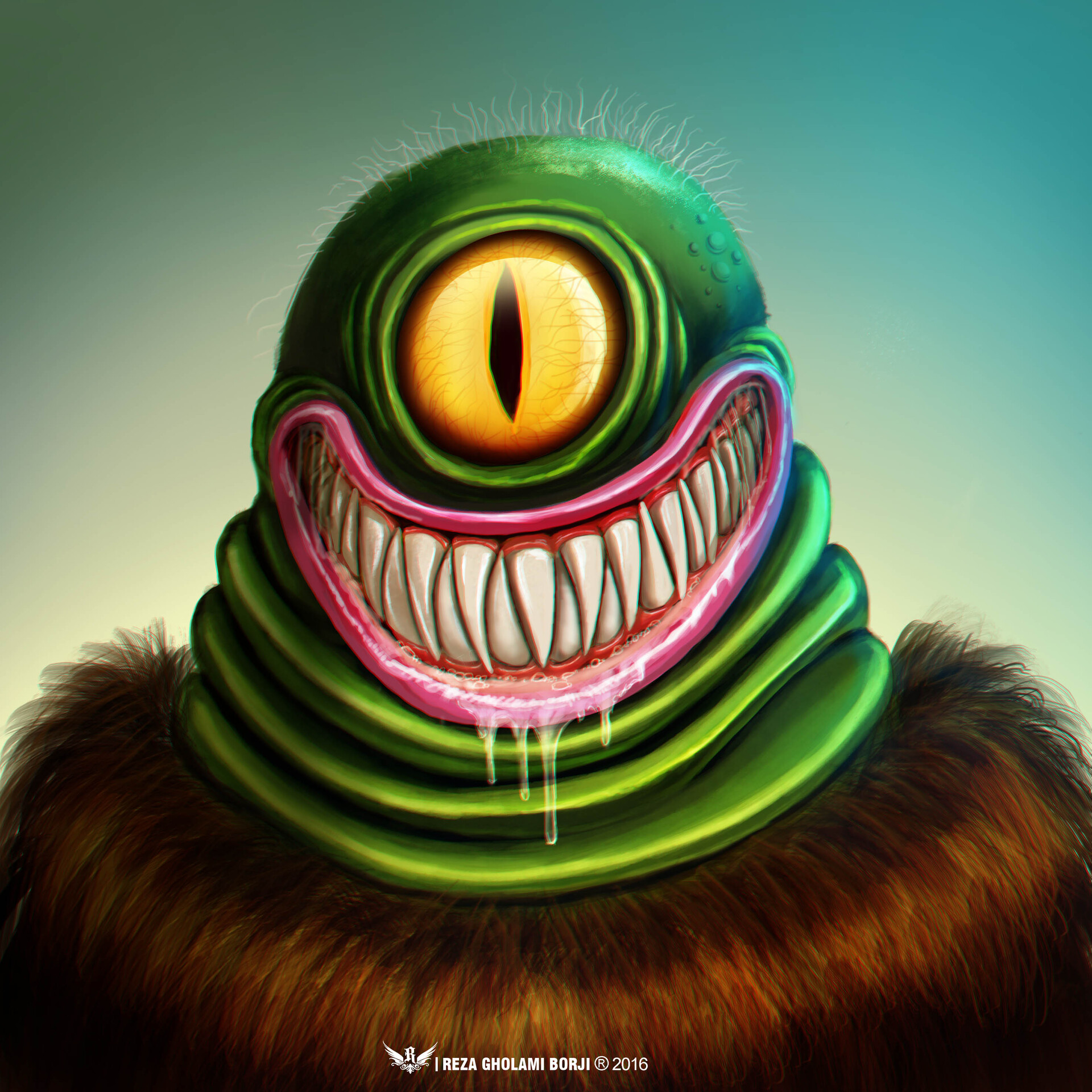 ArtStation - Green Monster