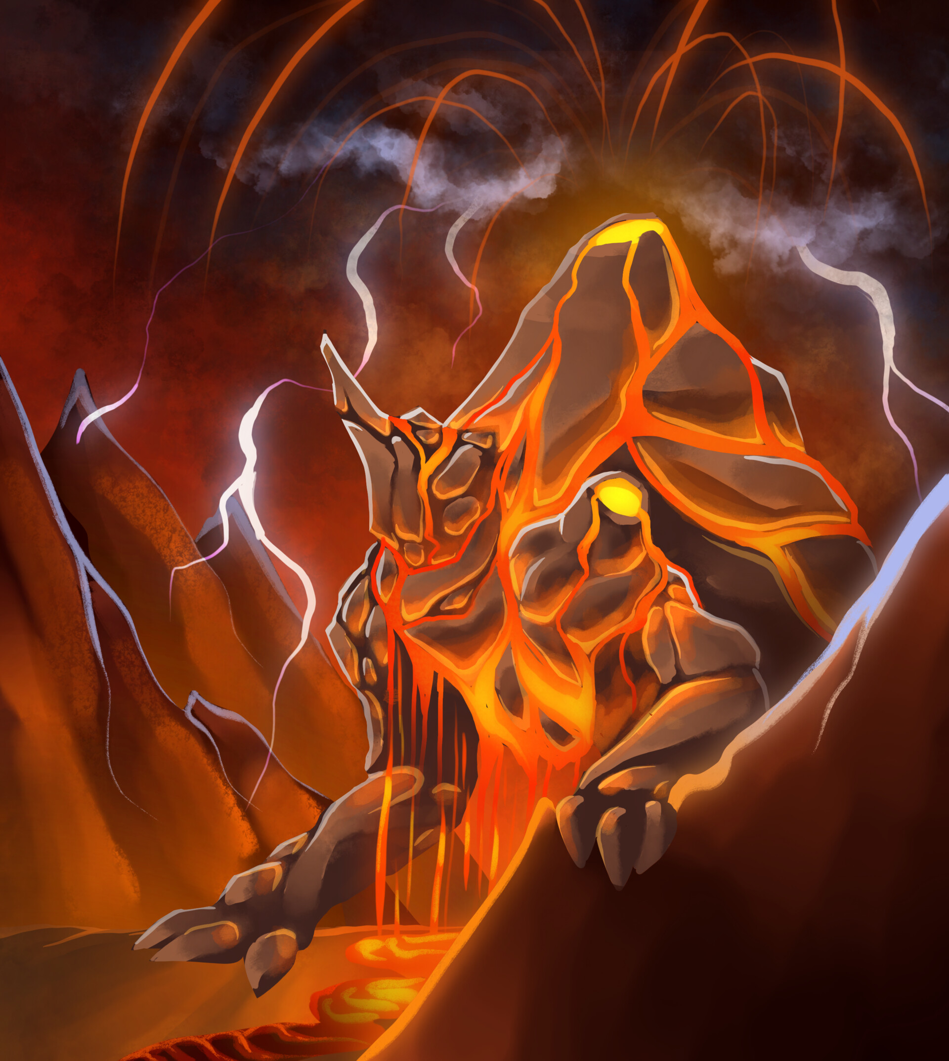 ArtStation - Volcanicus, the Landshaker