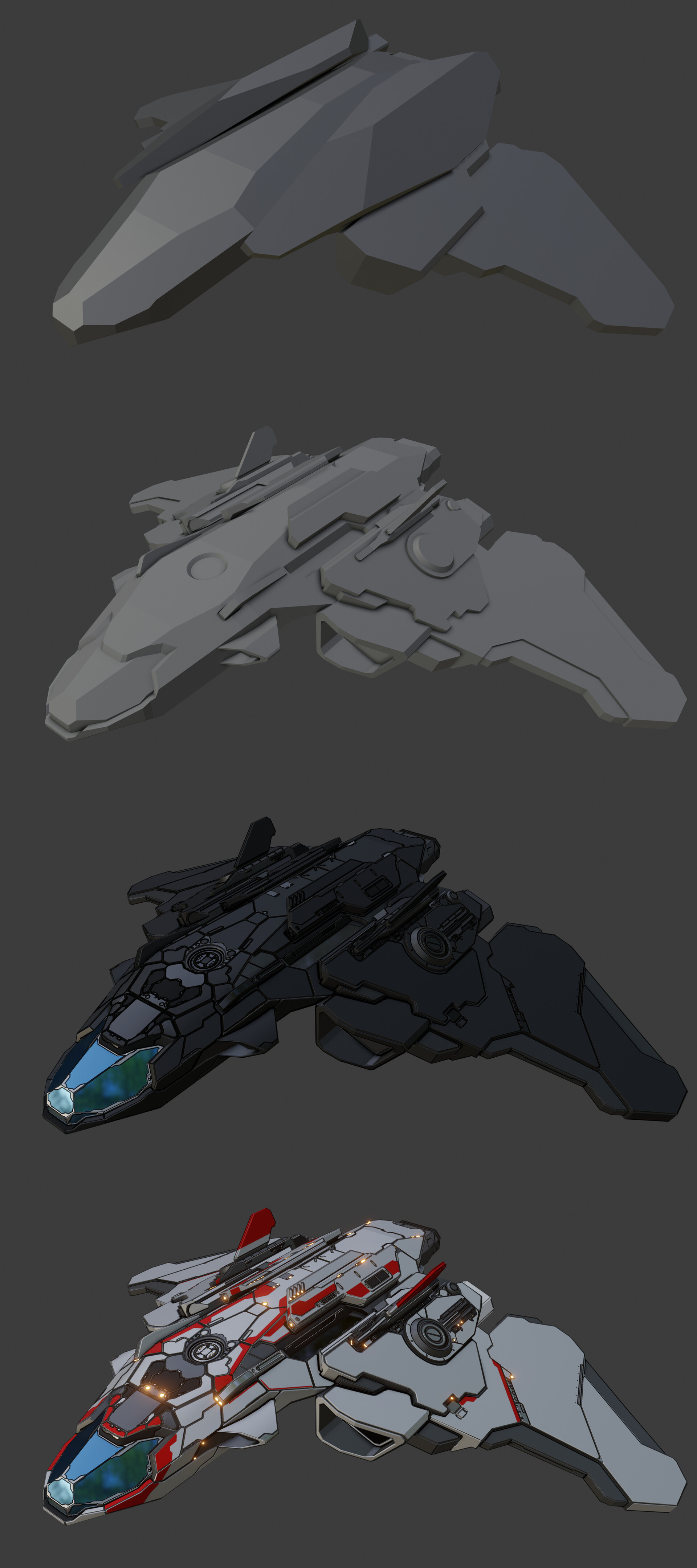corvette spaceship design