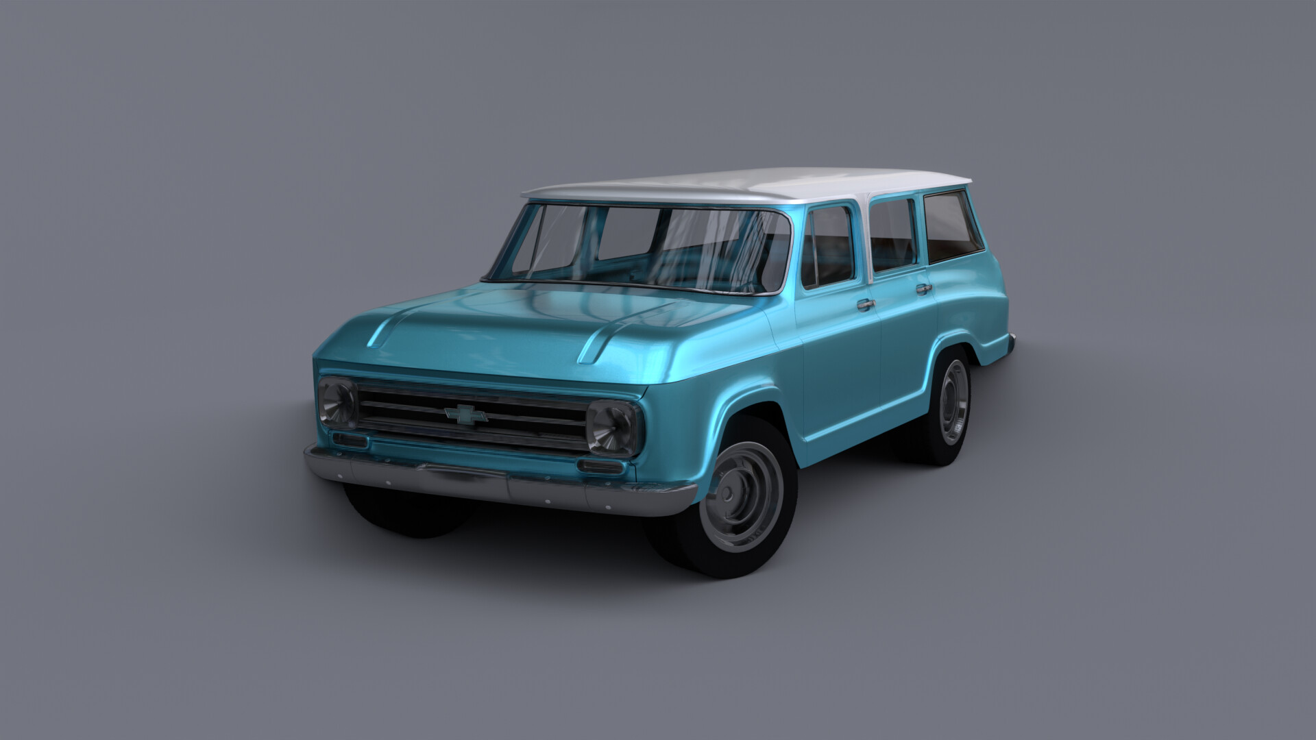 ArtStation - Chevrolet Veraneio 1974