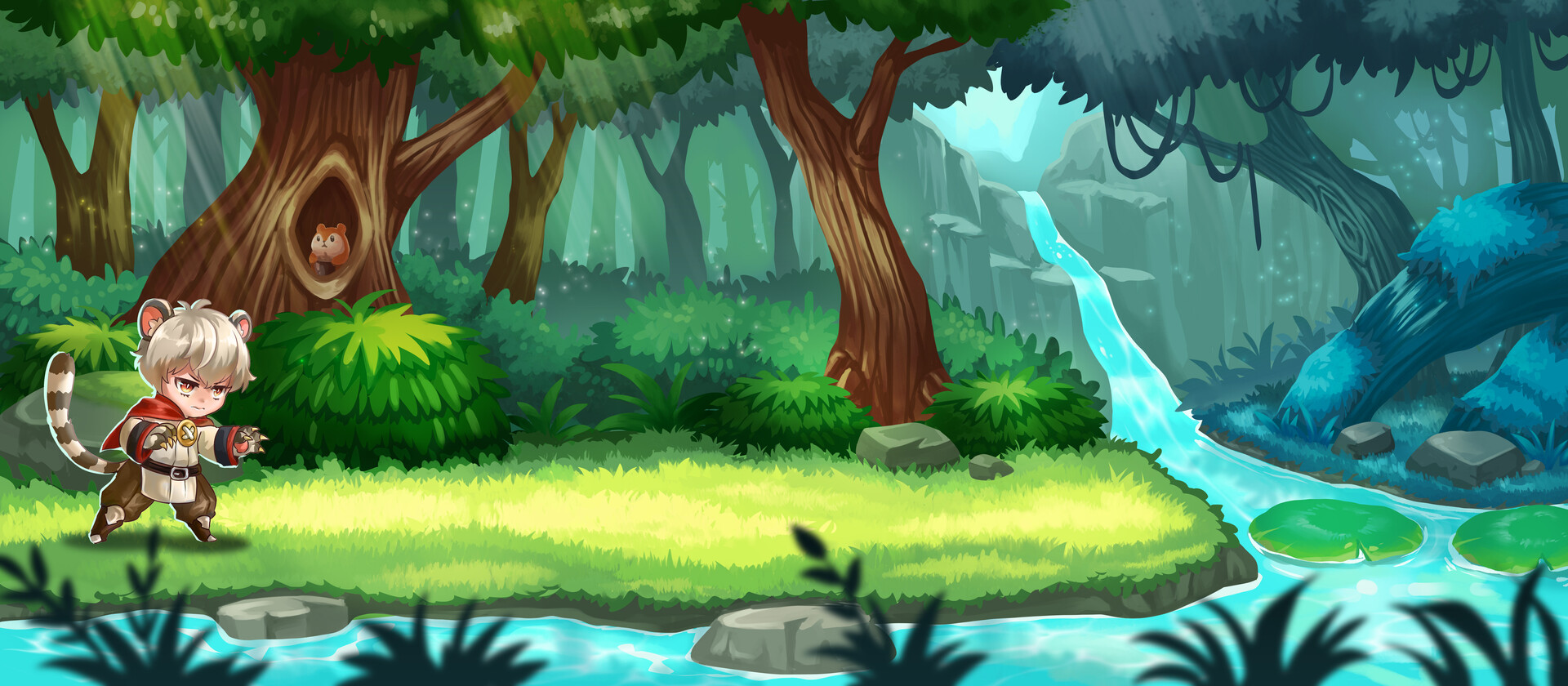 ArtStation - Side scrolling background