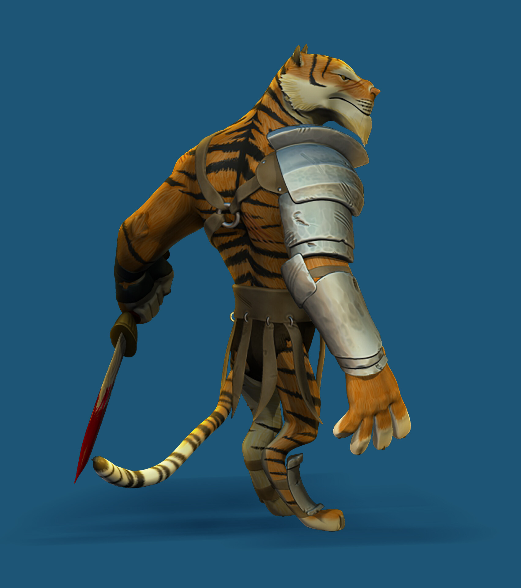 ArtStation - Tiger Gladiator
