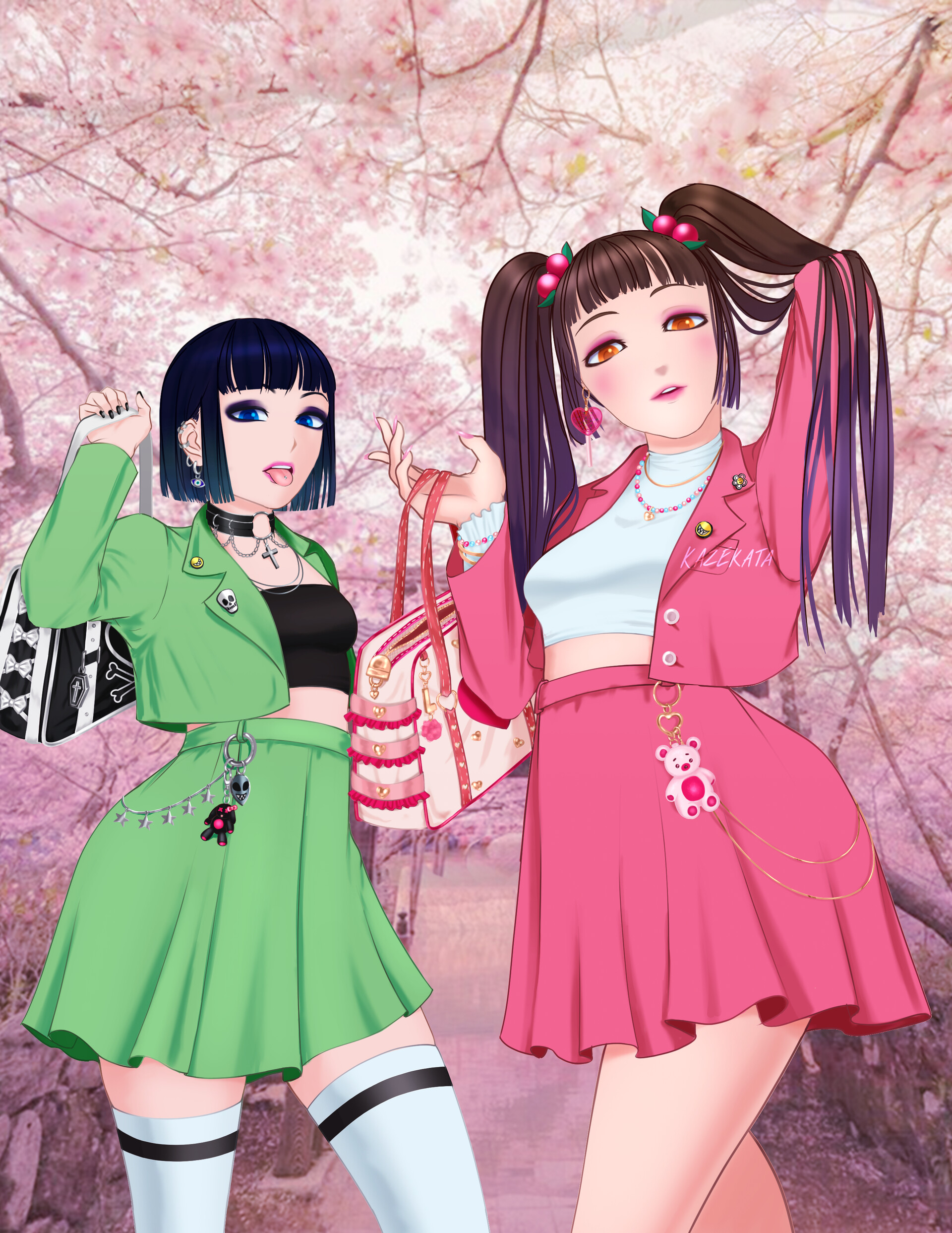 ArtStation - School Girls