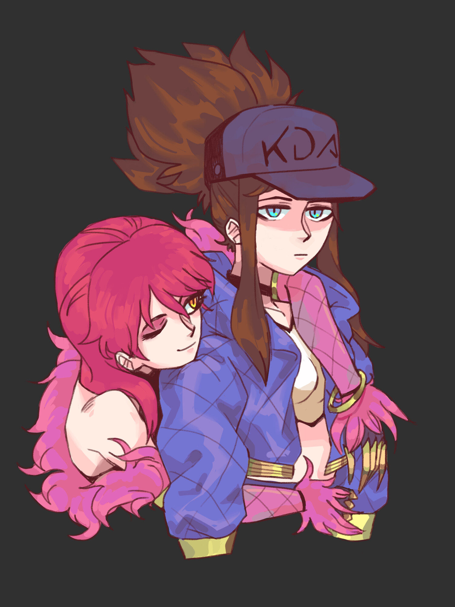 ArtStation - Eve and Akali
