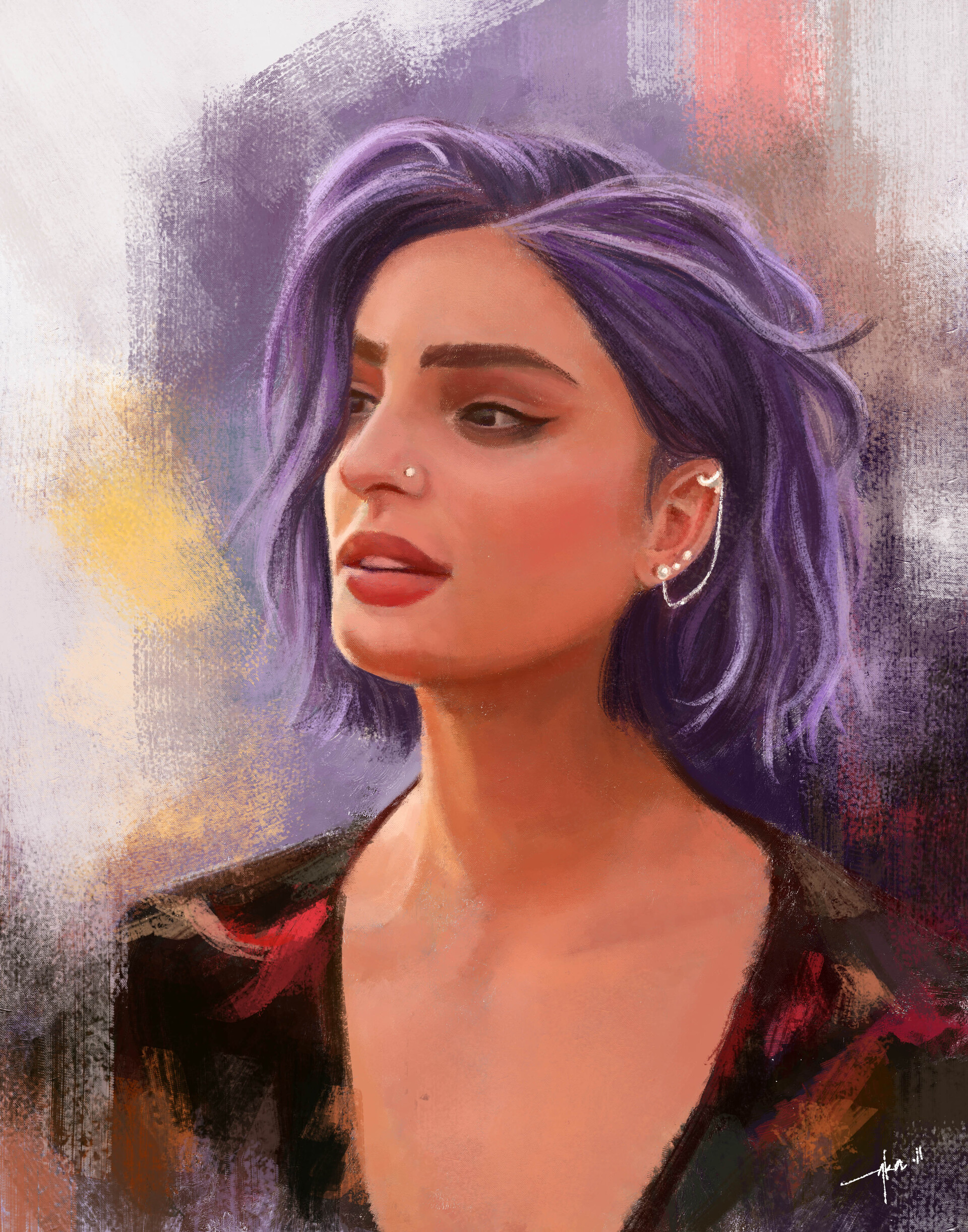 ArtStation - Ms. Violet // [Version 2]😅