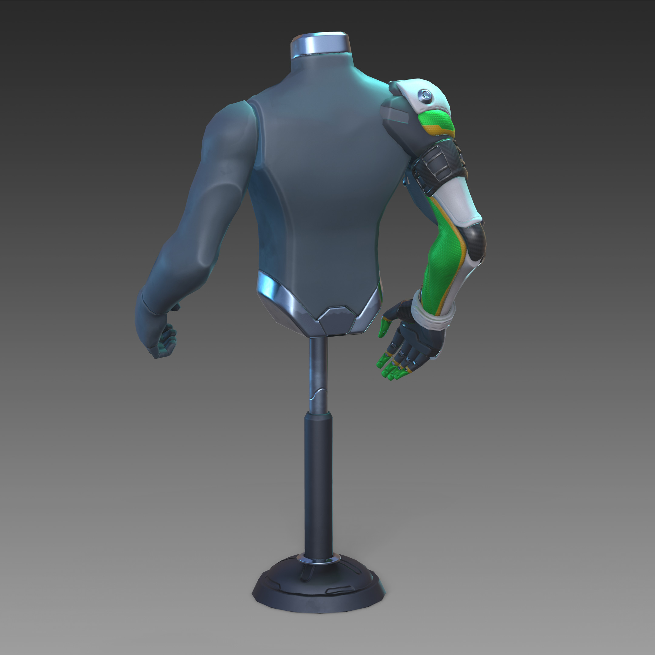 Ryan Savas - Overwatch Fanart: Prosthetic Arm