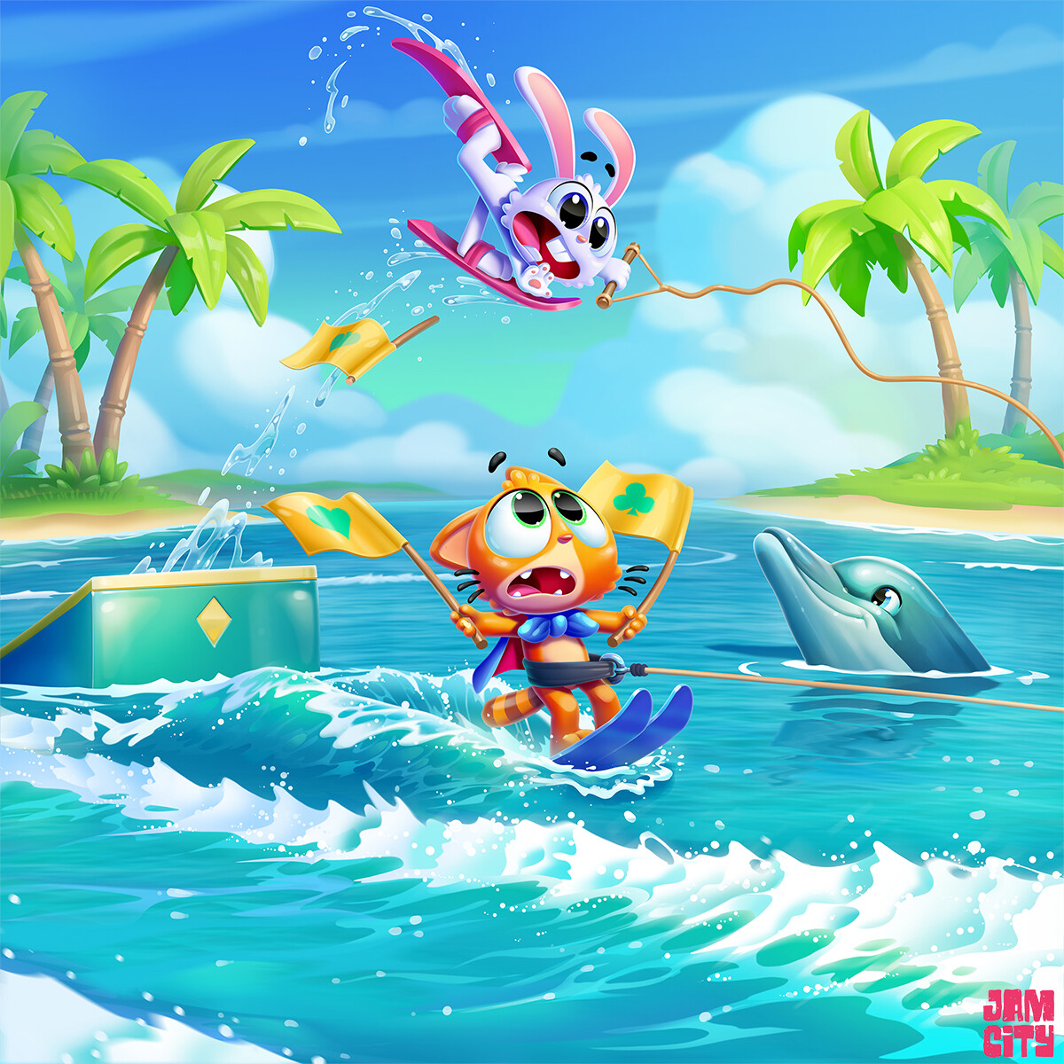 Marcel Hampel - Solitaire Showtime - Ingame Illustration