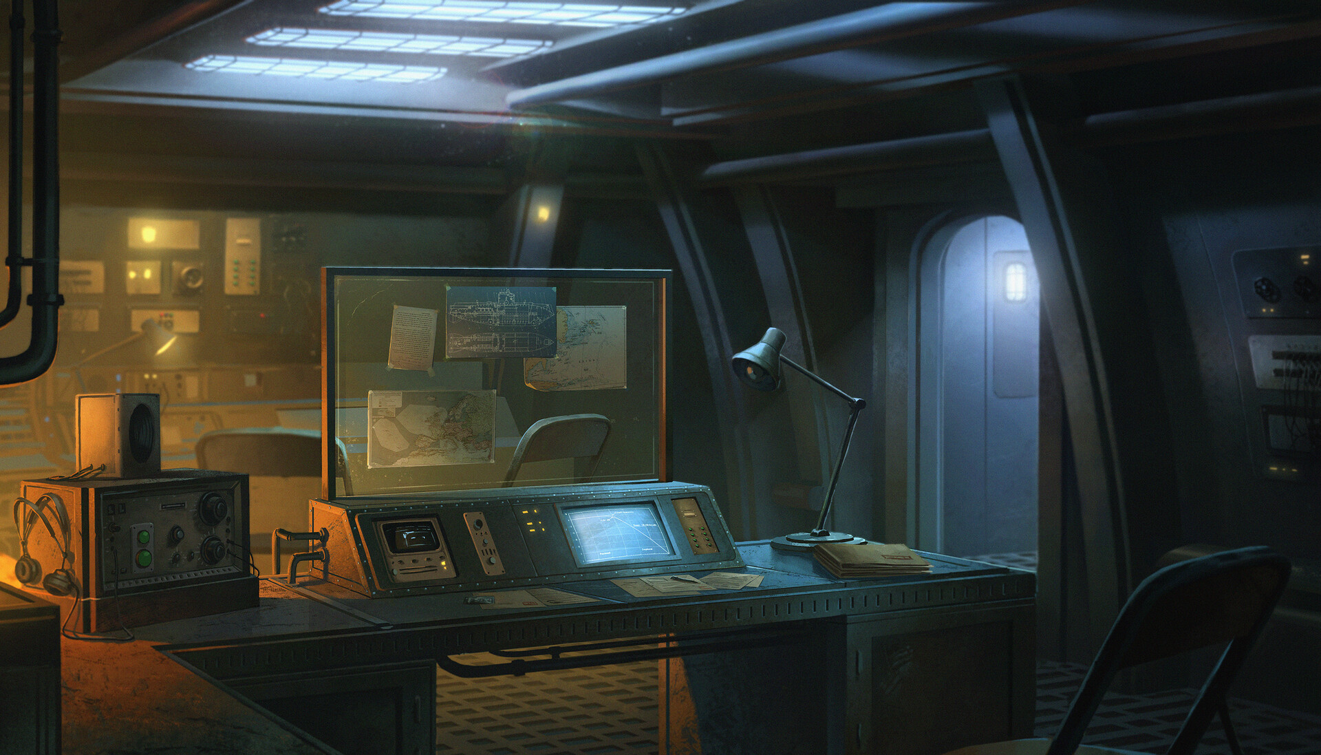 ArtStation - Radio room
