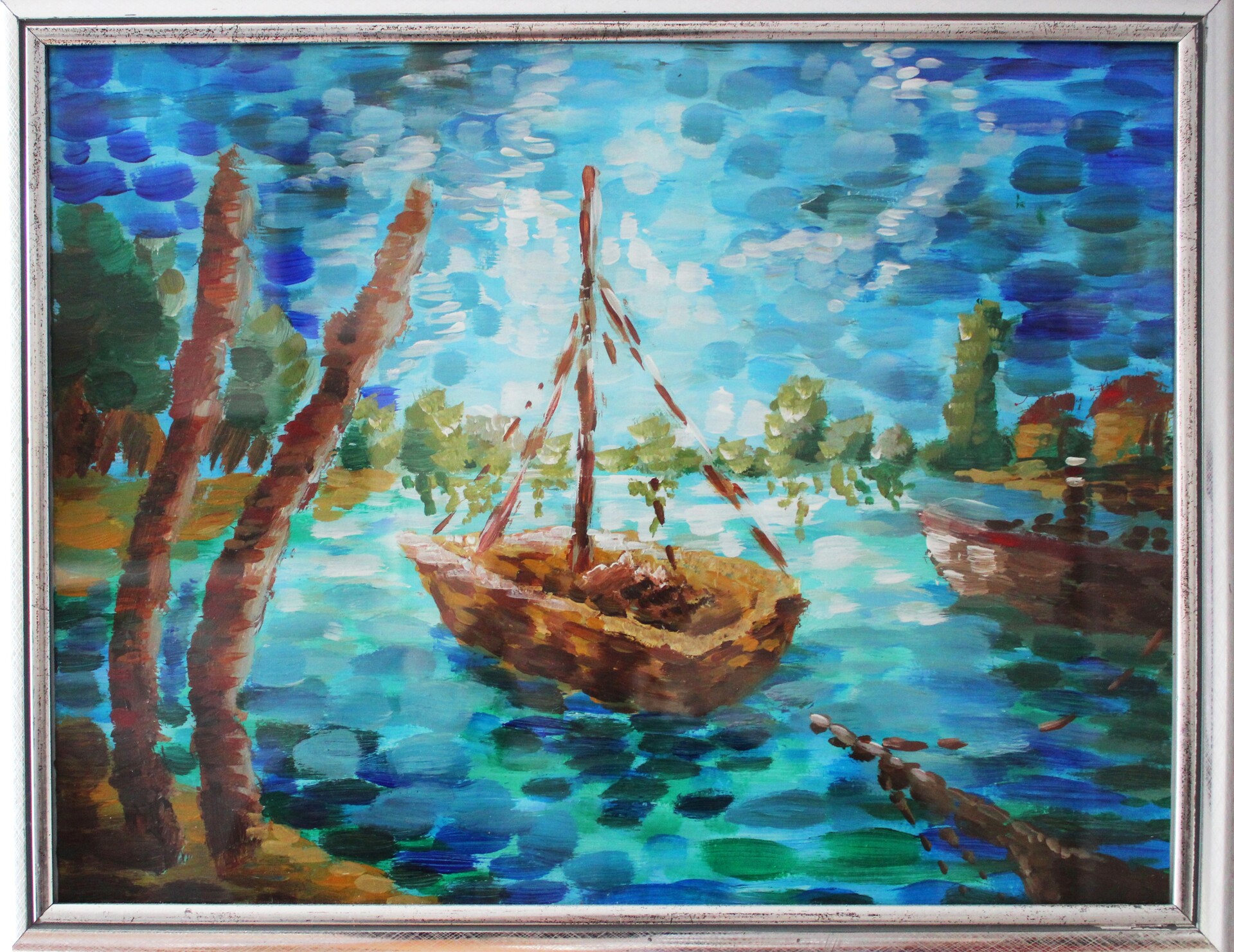 ArtStation - Boat on the Lake