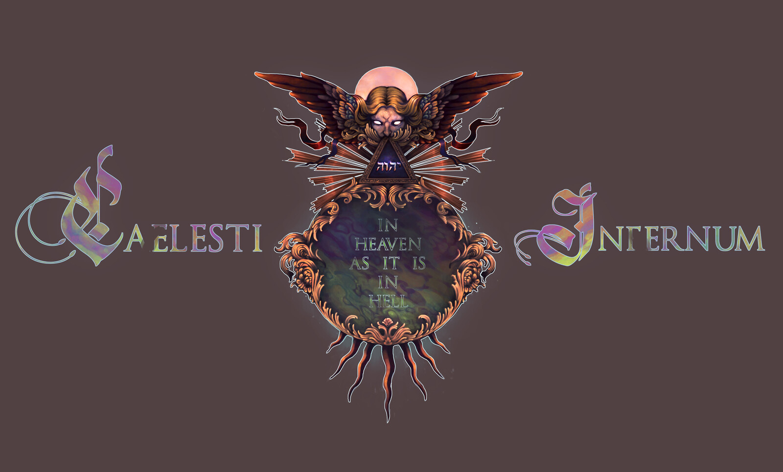 Isis Sangaré - "CAELESTI INFERNUM, The Biblical Bestiary" - Cover art