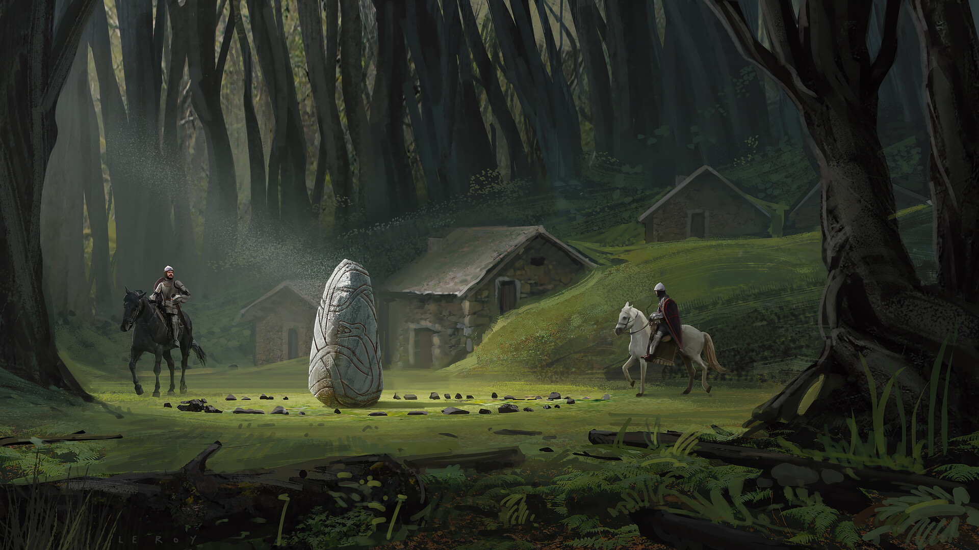 ArtStation - The standing stone, Louis Le Roy