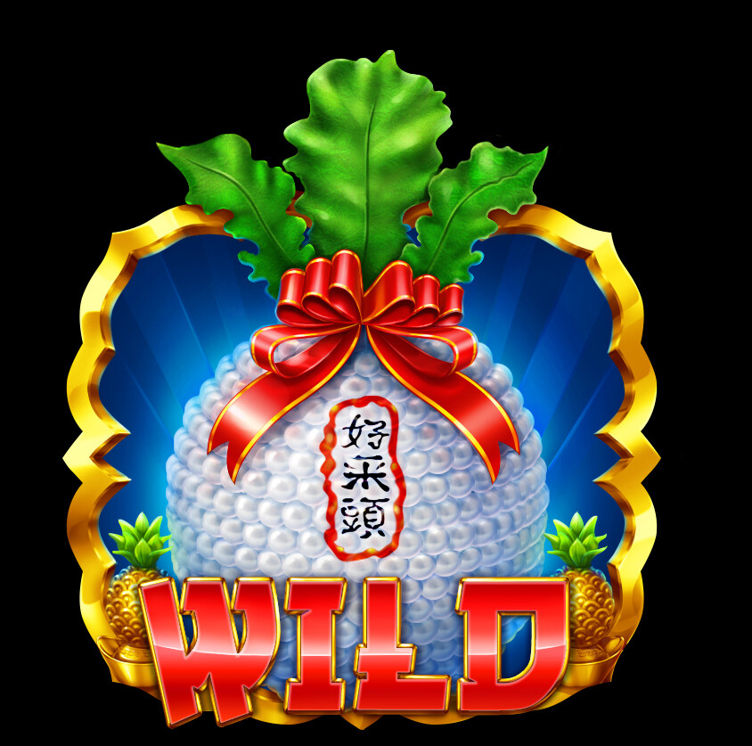 ArtStation - WILD casino slot symbol