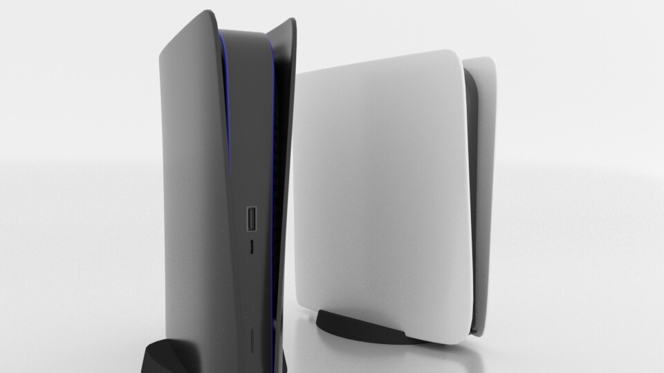 ArtStation - PS5 digital edition 3D model