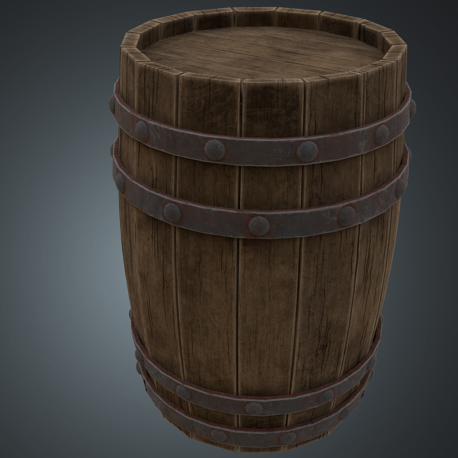 ArtStation - Game Asset(Barrel)
