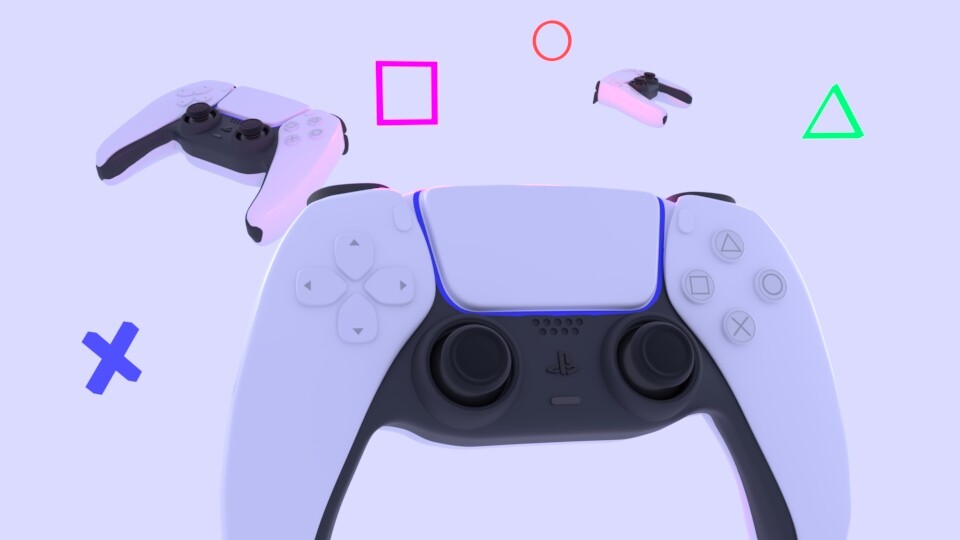 ArtStation - PS5 controller artwork